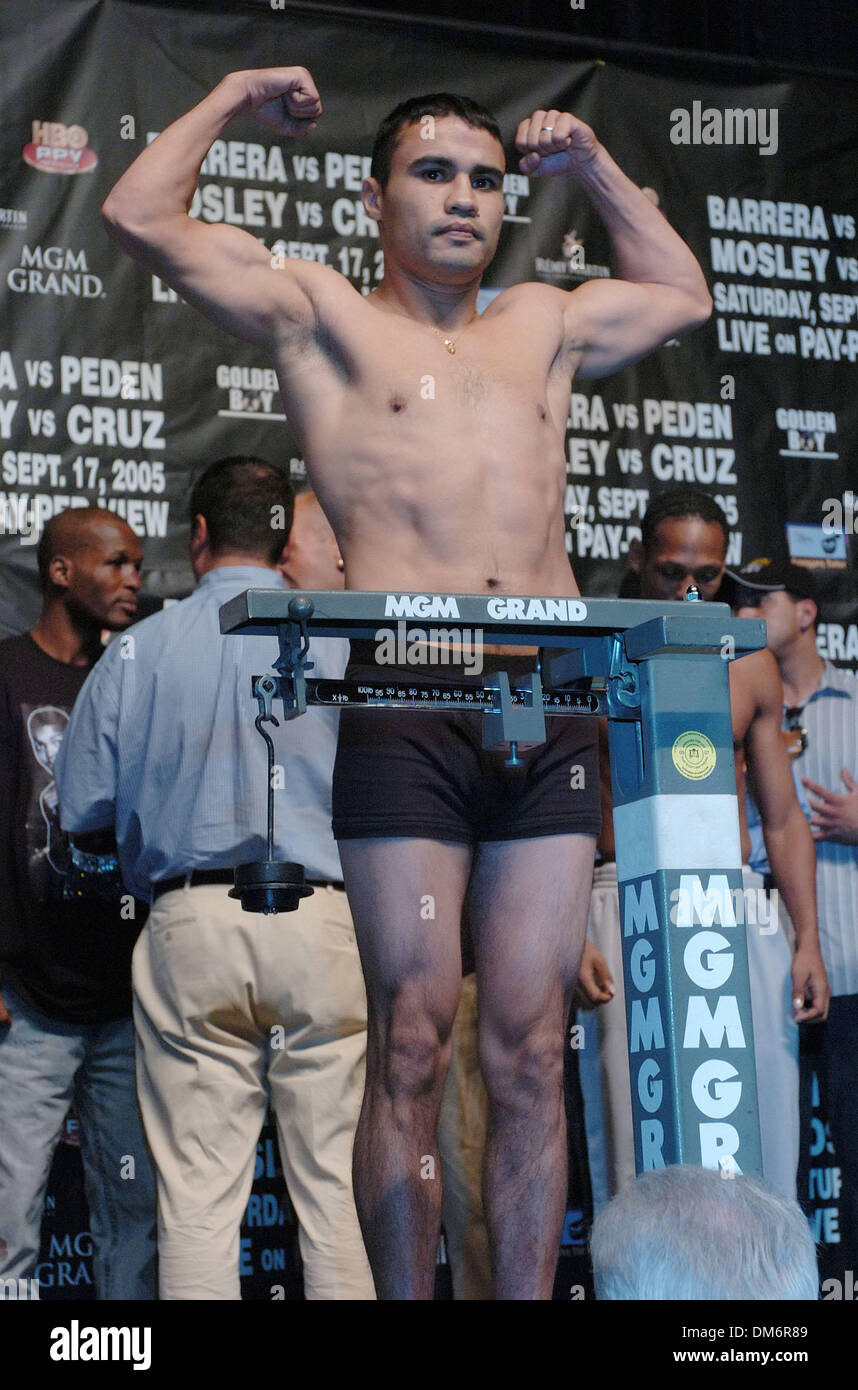 Sep 16, 2005; Las Vegas, NV, USA; JESUS CHAVEZ weighs in for his IBF ...