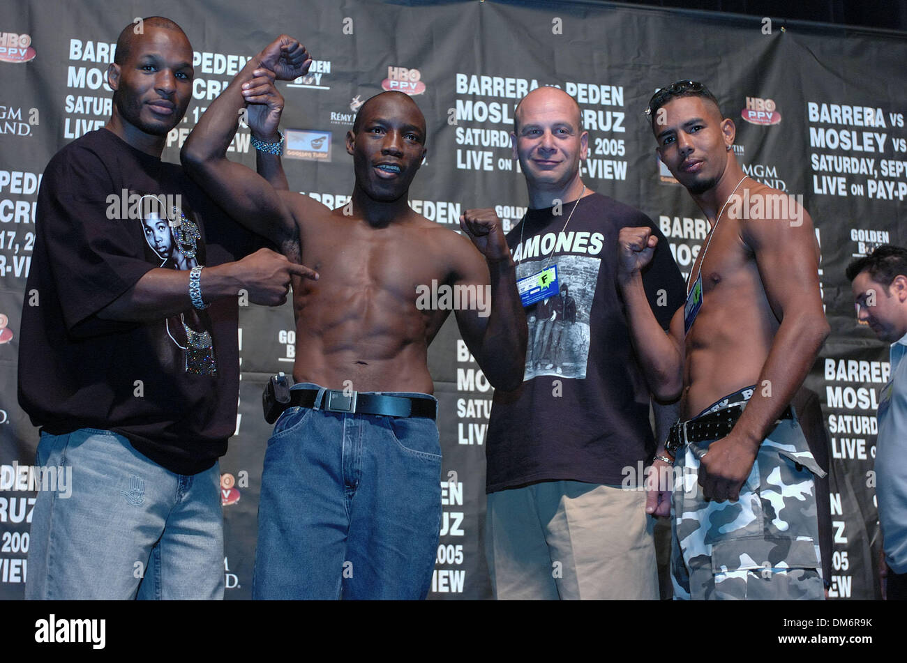 Sep 16, 2005; Las Vegas, NV, USA; BERNARD HOPKINS, KOFI JANTUAH, LOU ...