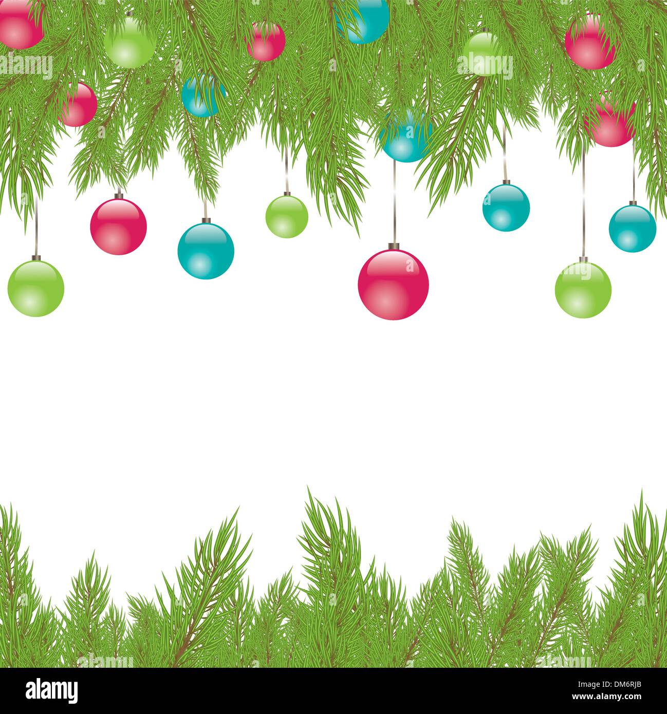 Christmas Fur-tree. Vector illustration Stock Vector Image & Art - Alamy