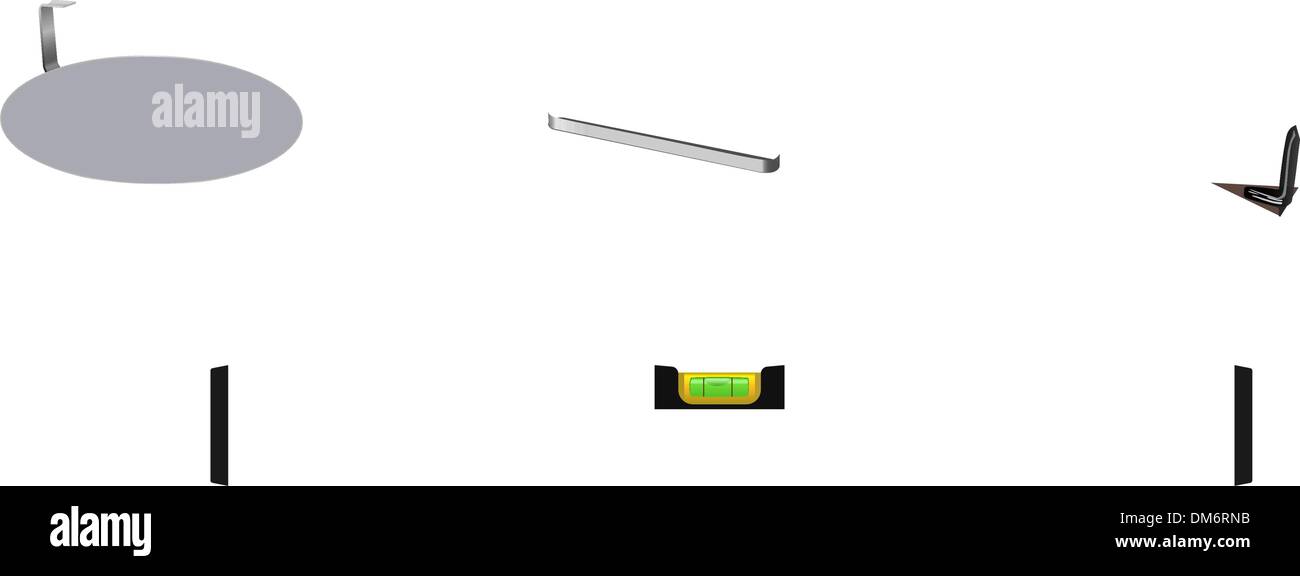 Construction and finishing tool Stock Vector Images - Alamy