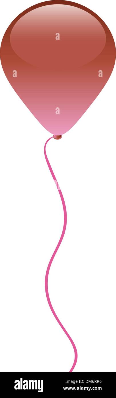 Birthday balloon helium floating Stock Vector Images - Alamy