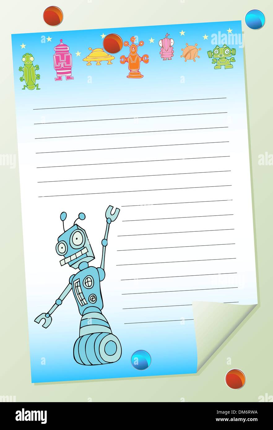 Cartoon bulletin board isolated illustration hi-res stock photography ...