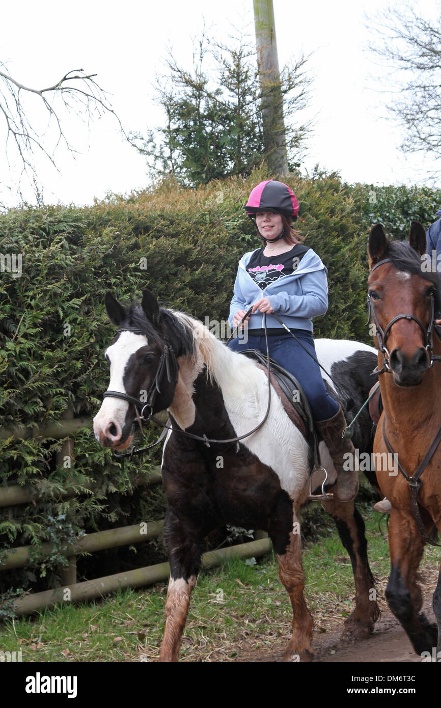 Horse riders hacking hi-res stock photography and images - Alamy