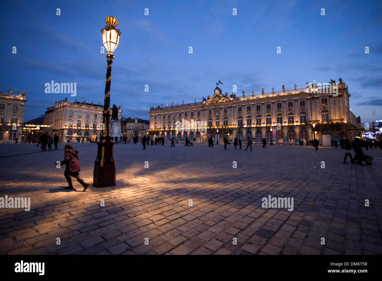Stanislas square in Nancy at night Stock Photo - Alamy