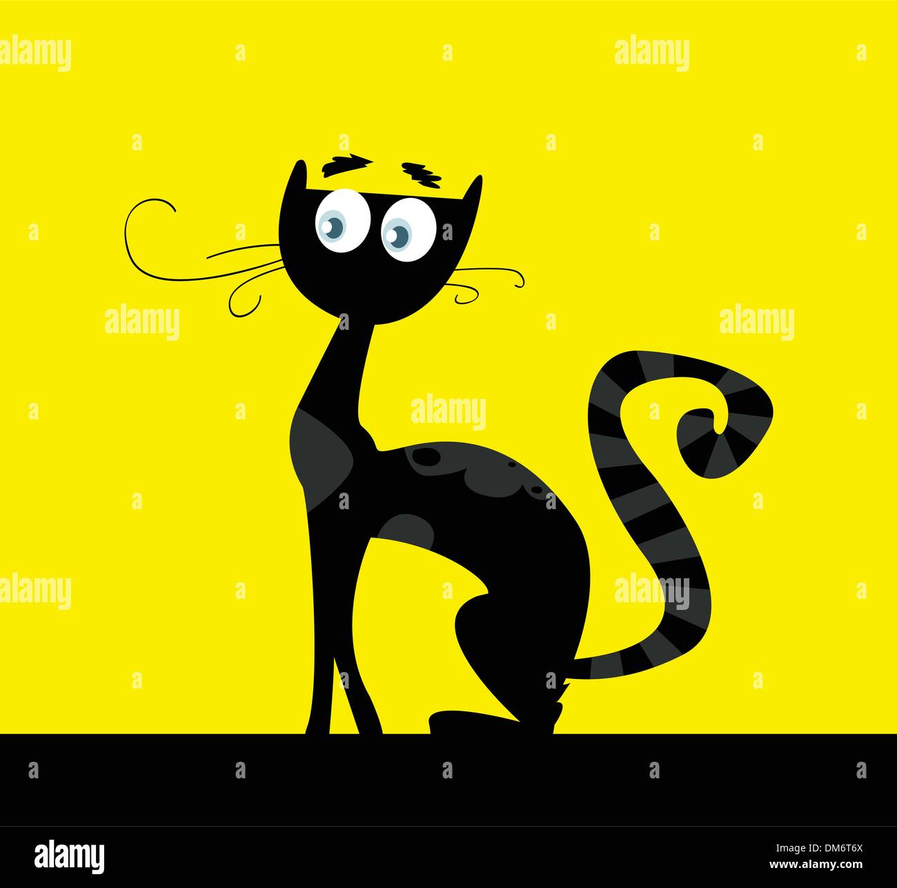 Cat midnight Stock Vector Images - Alamy