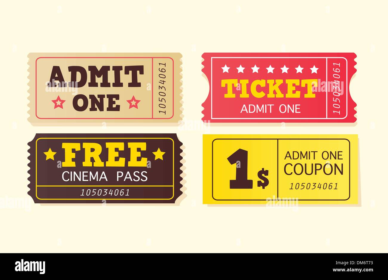 Buy tickets here Stock Vector Images - Alamy