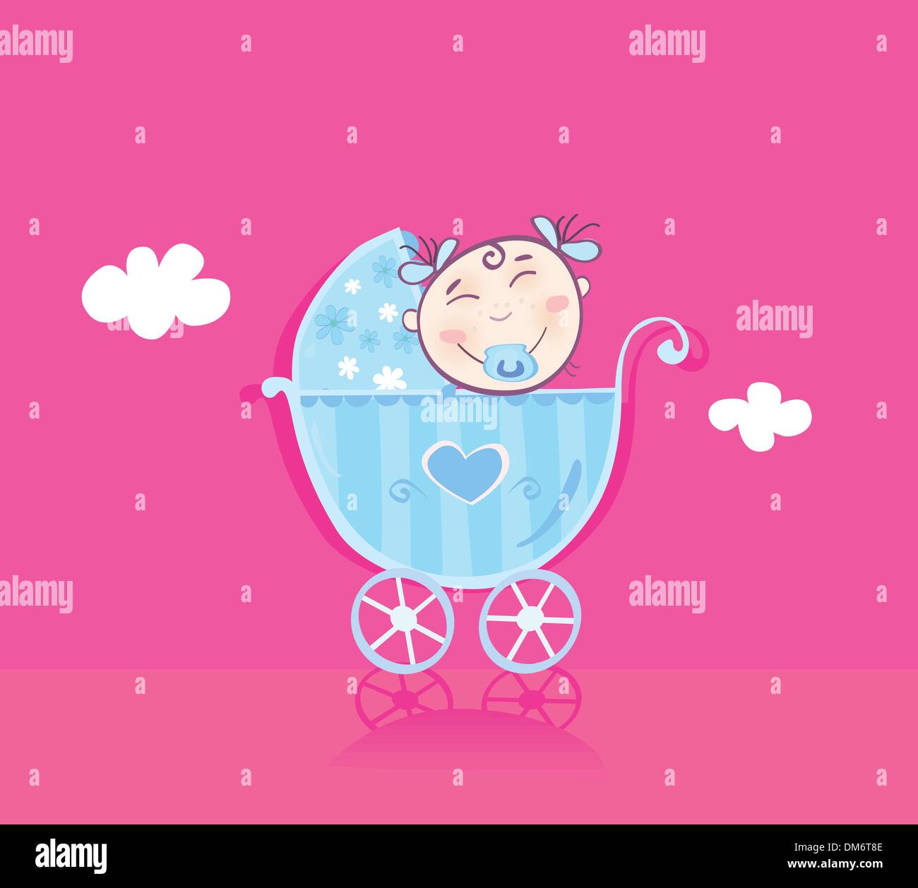 Happy pregnant girl in Stock Vector Images - Alamy