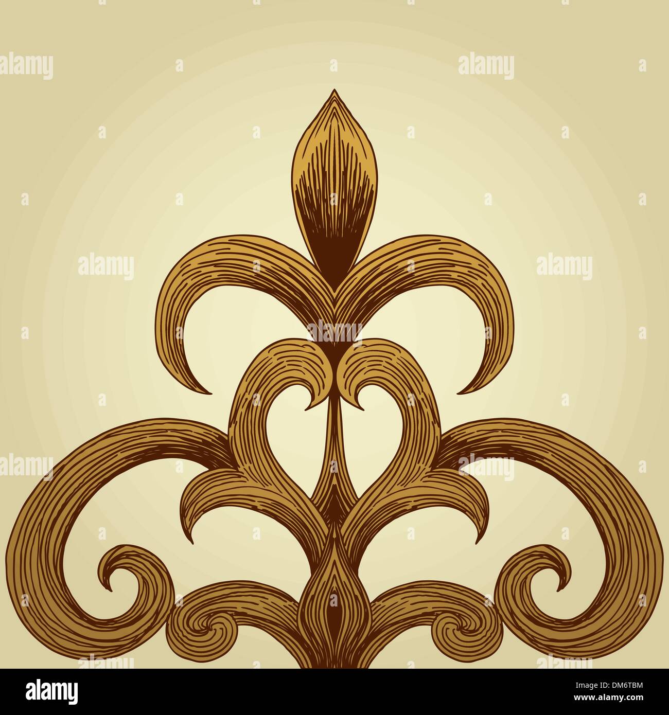Trefoil decorative motif Stock Vector Images - Alamy