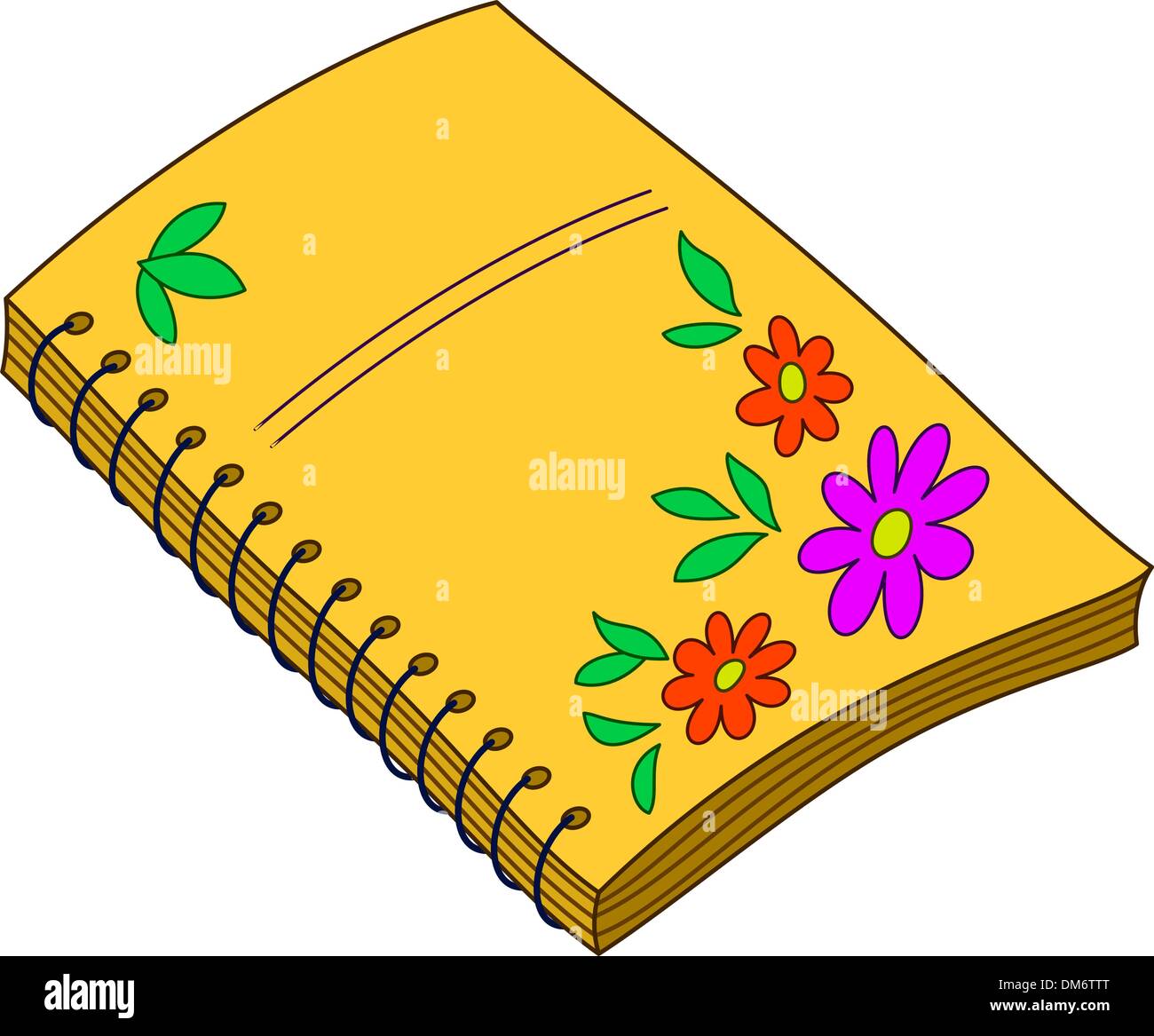 Yellow paper flowers Stock Vector Images - Alamy