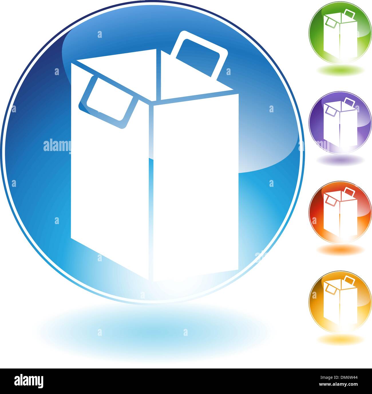 Paper bag handles shopping Stock Vector Images - Alamy