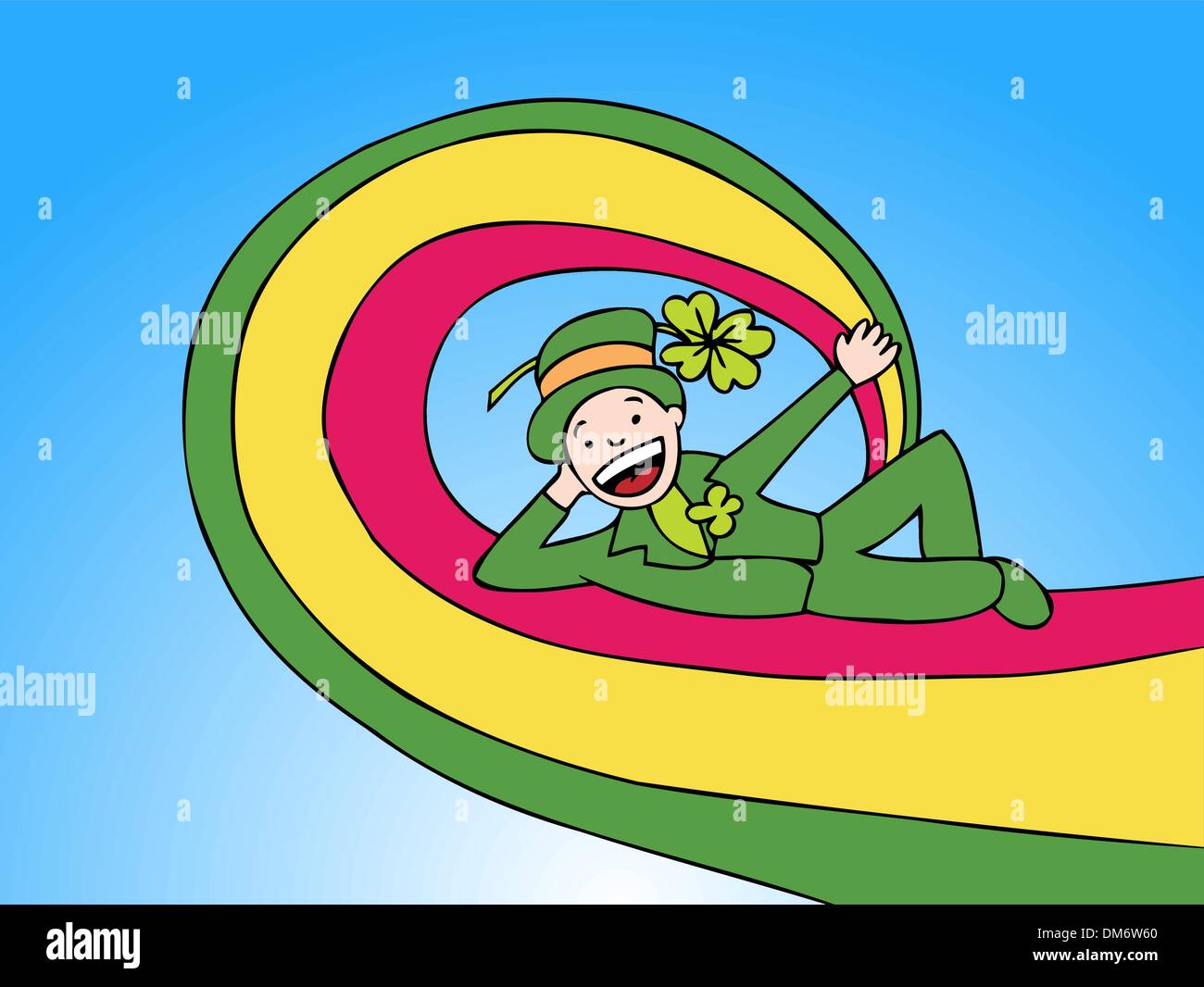 Leprechaun rainbow hi-res stock photography and images - Alamy