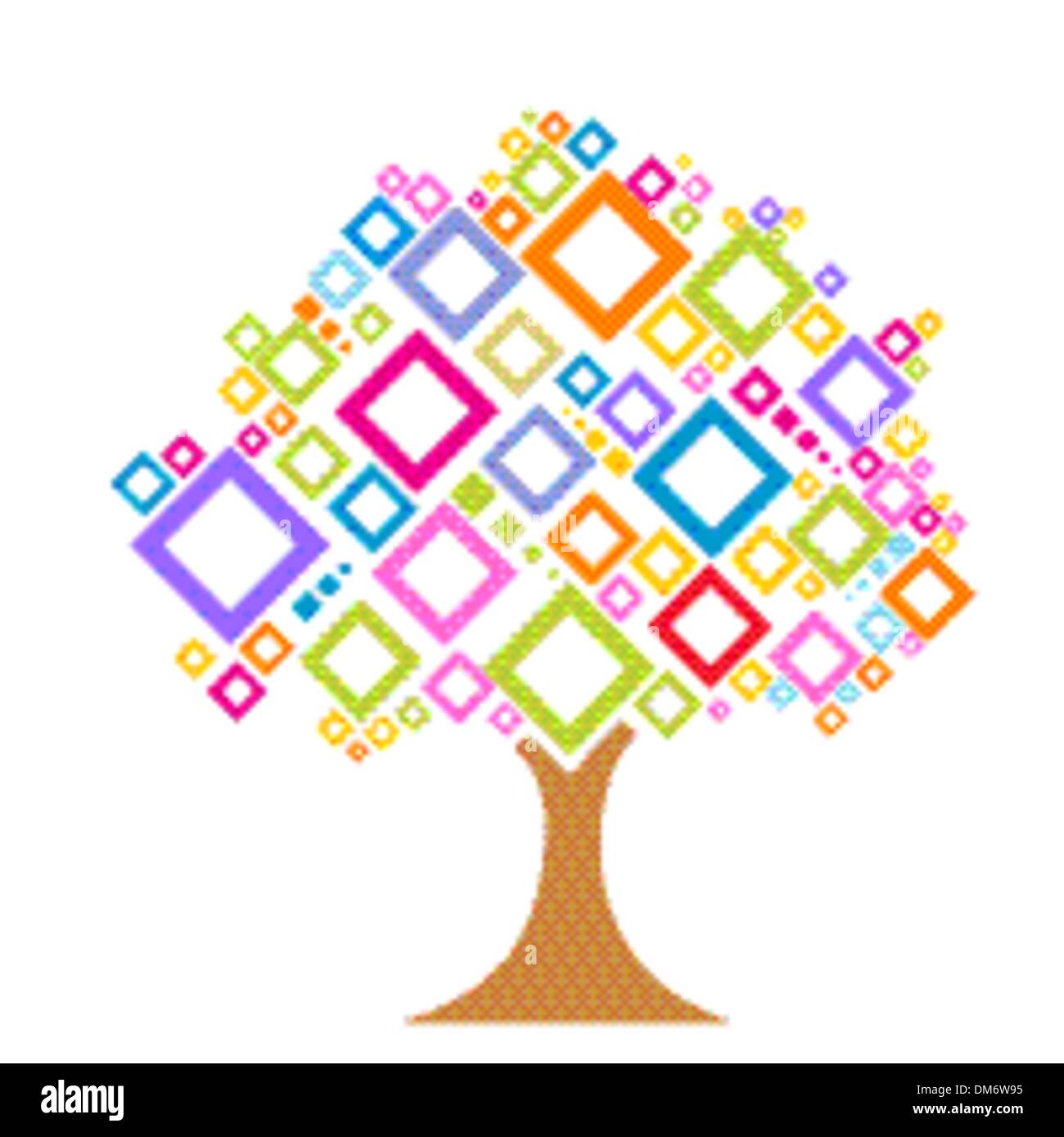 Blocks tree Stock Vector Images - Alamy