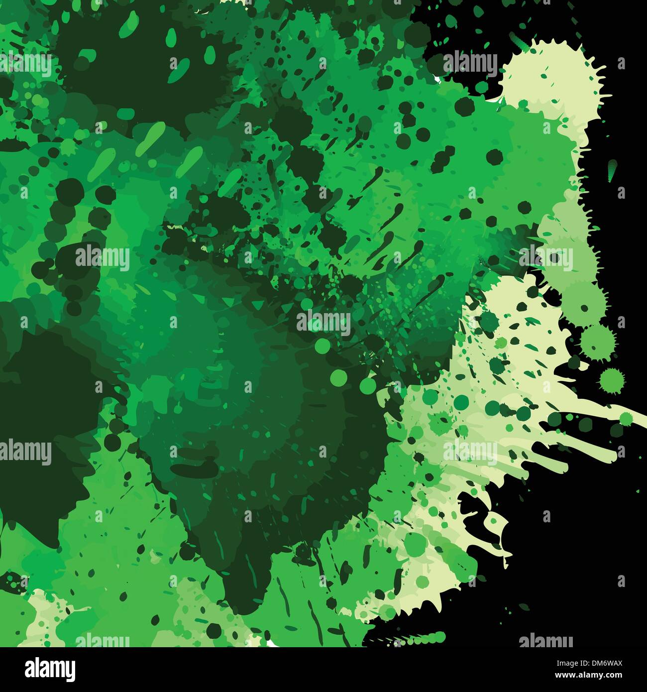 Splodge green paint Stock Vector Images - Alamy