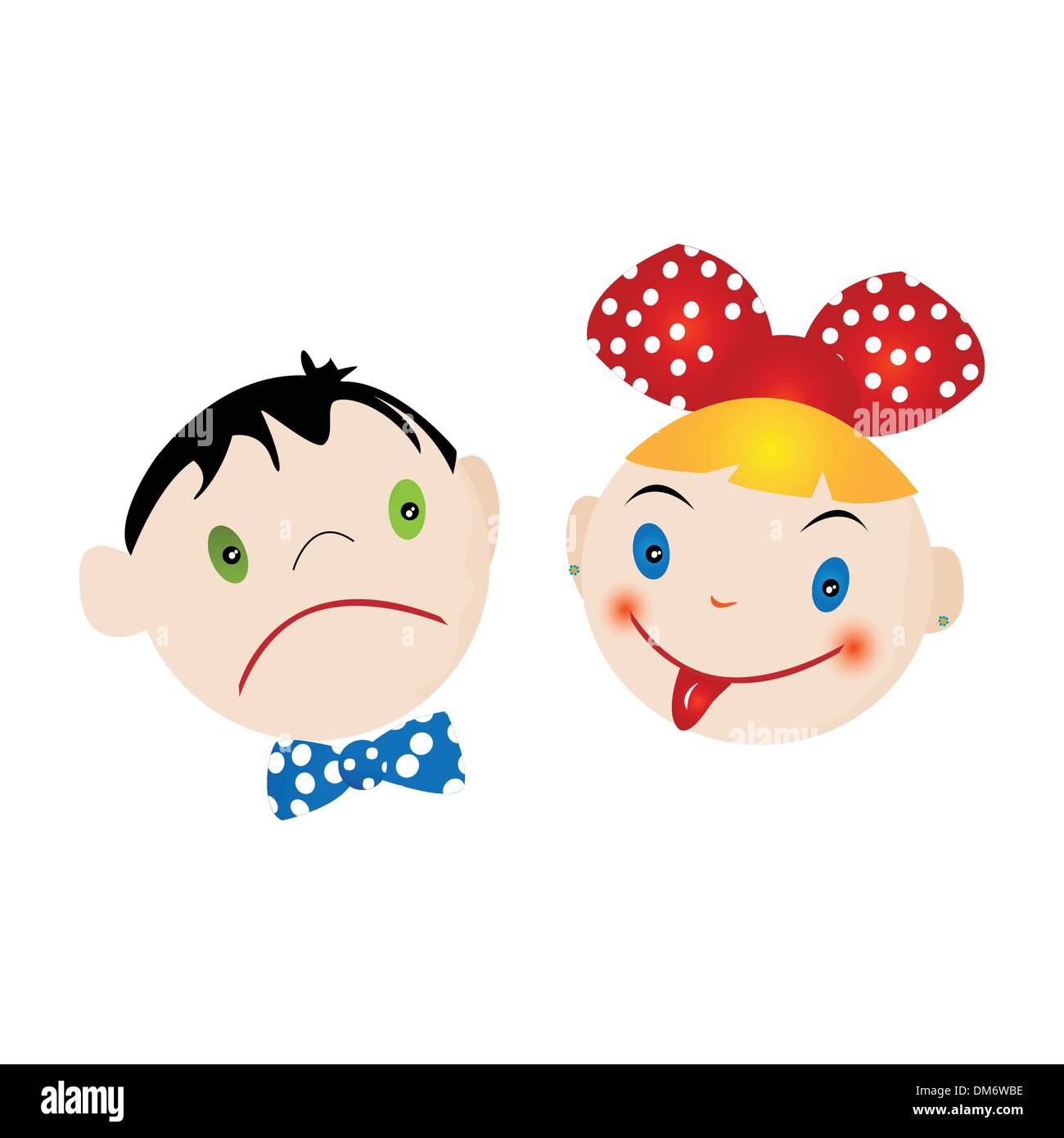 Peace girl cartoon Stock Vector Images - Alamy