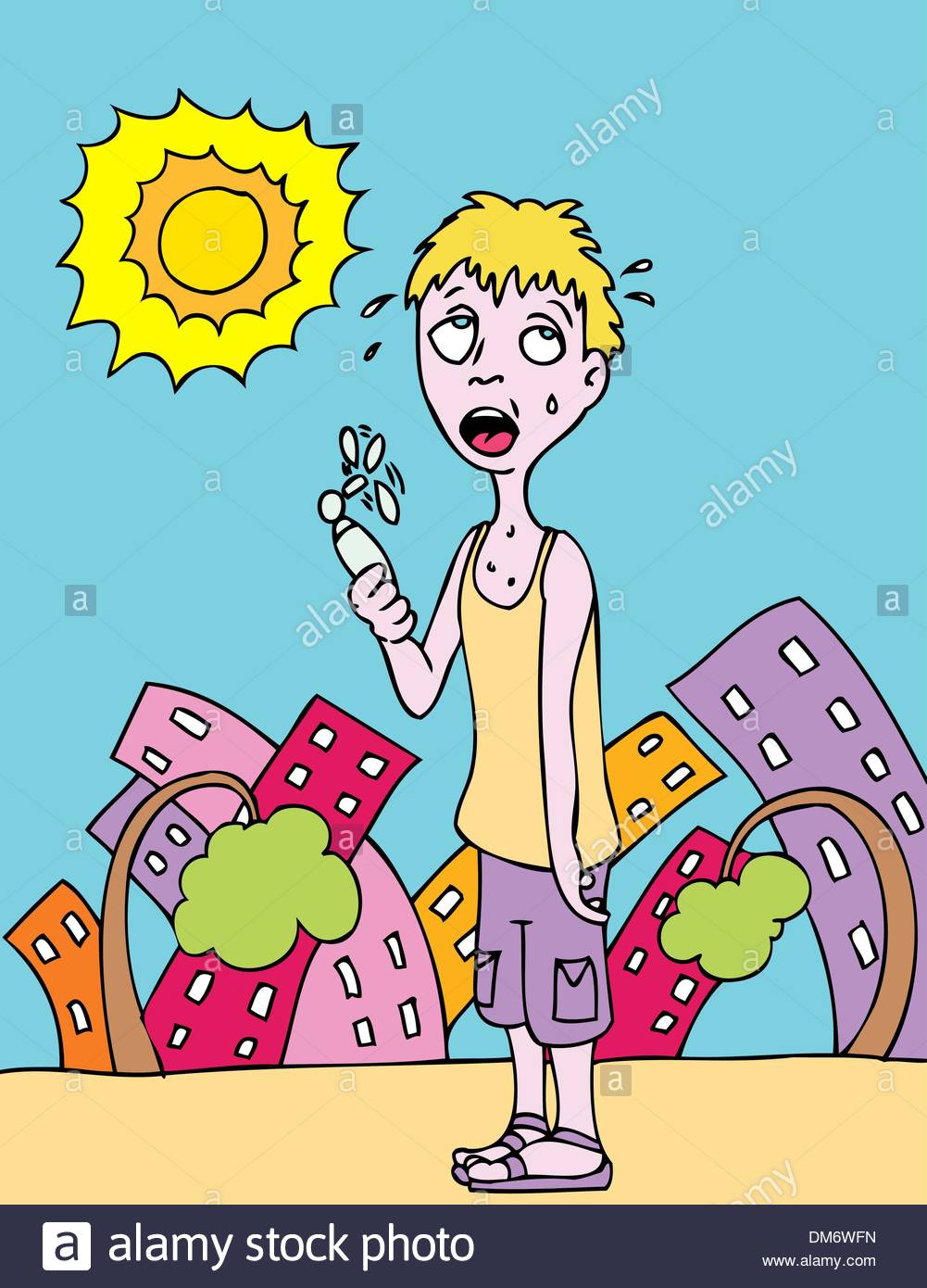 Hot Humid Stock Vector Images - Alamy