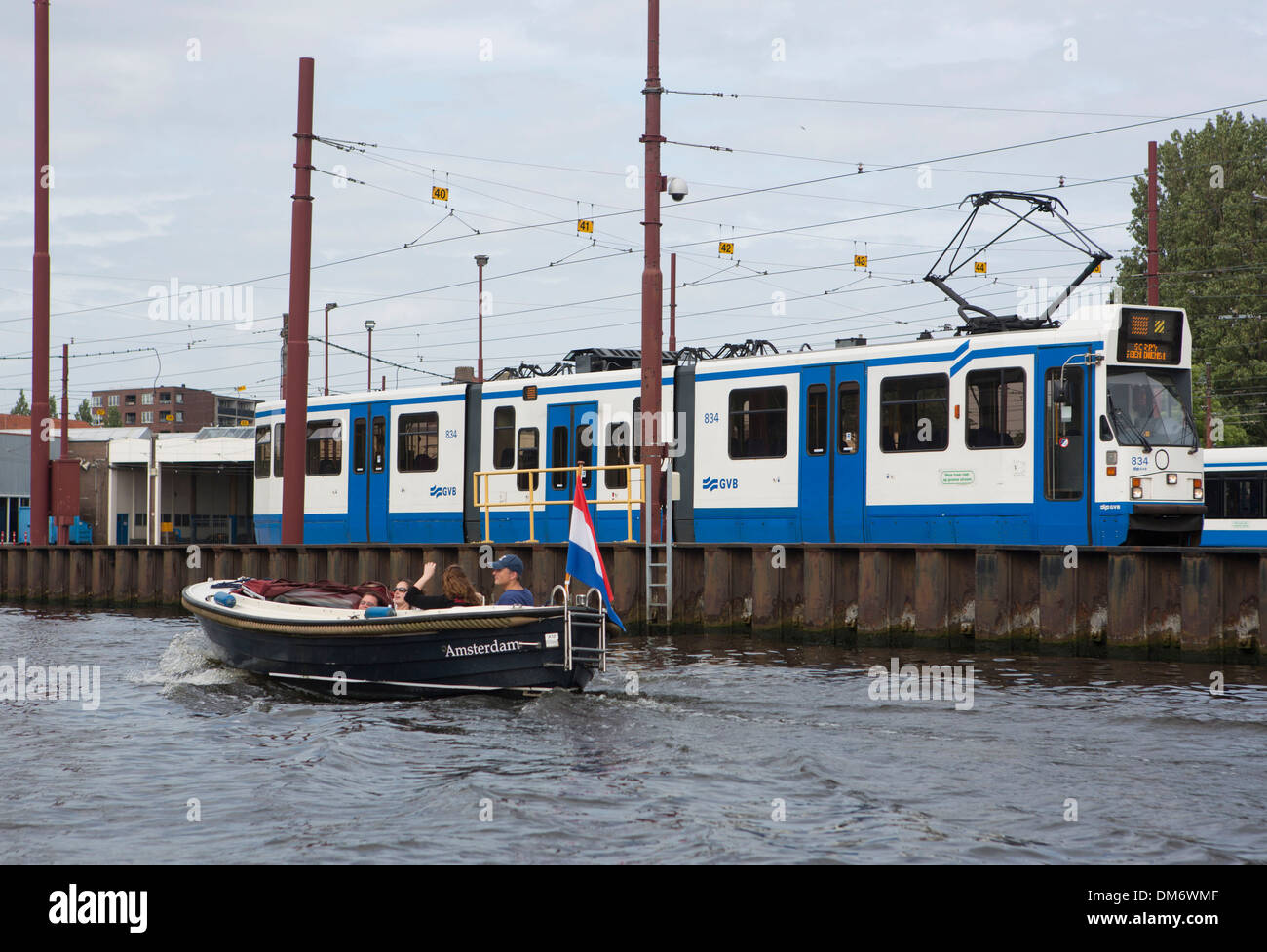 public transport in Amsterdam Stock Photo - Alamy