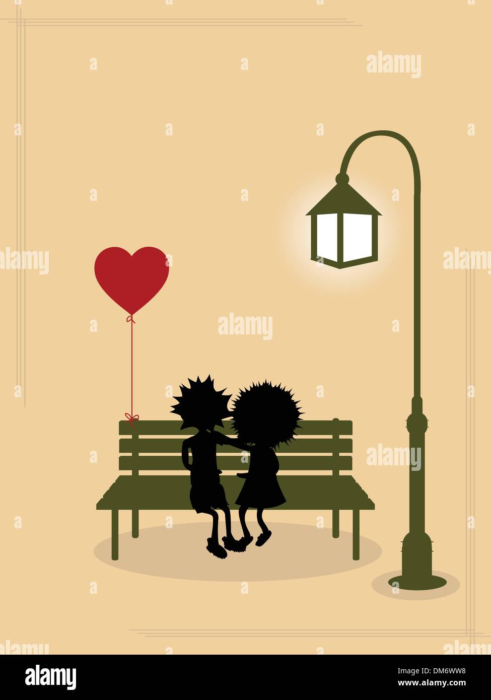 Light pole on background Stock Vector Images - Alamy