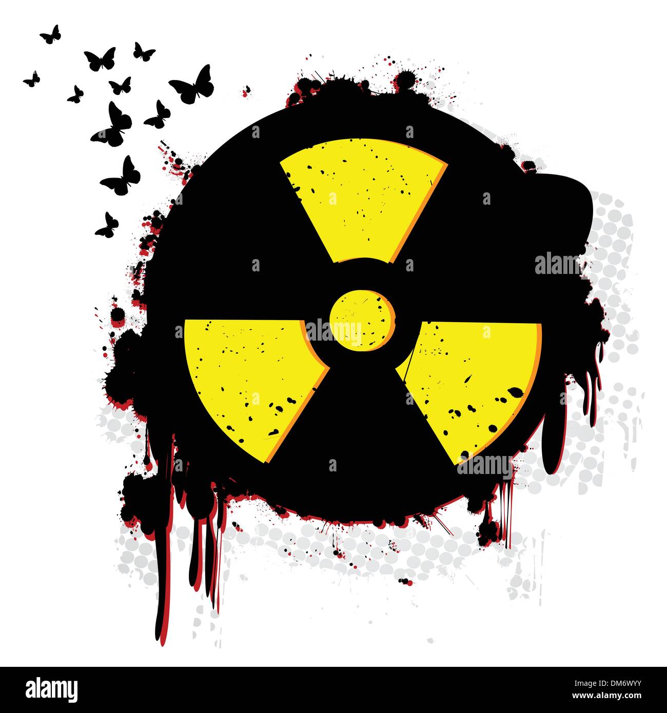 Nuclear alert Stock Vector Images - Alamy