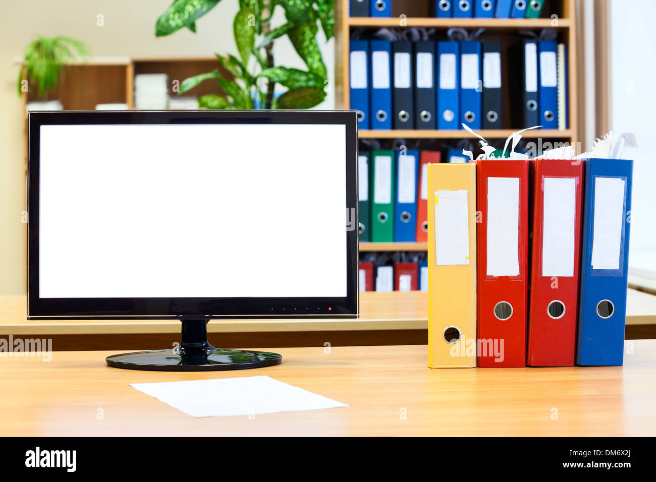 Blank computer monitor stationery hi-res stock photography and images ...