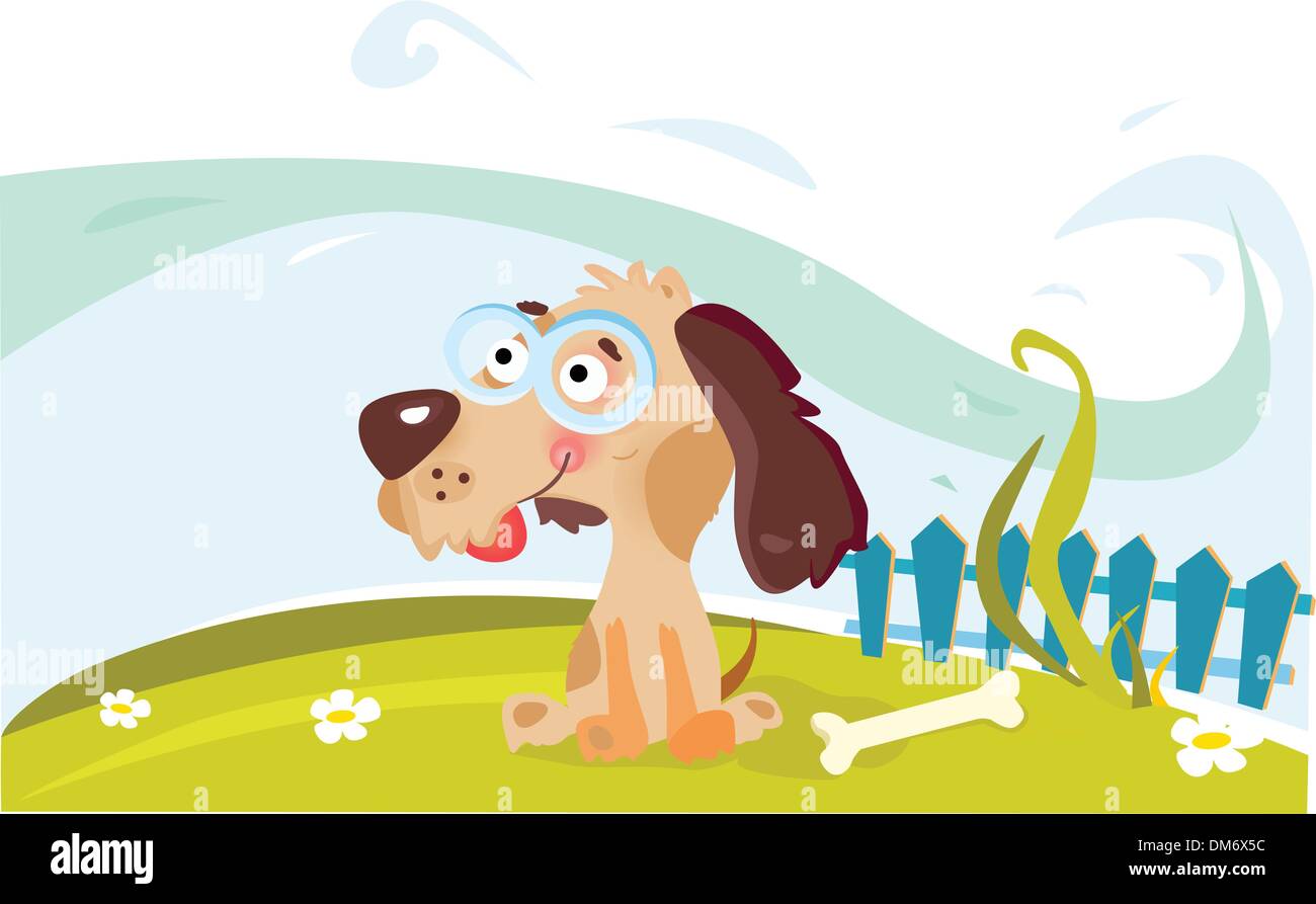 Blue dog sitting Stock Vector Images - Alamy