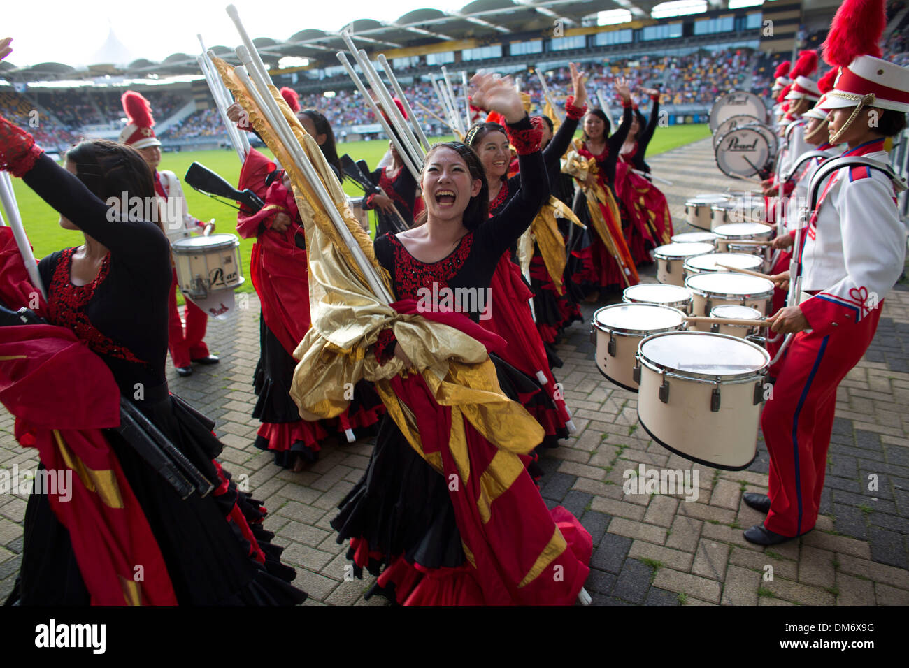 Japanese marching band hi-res stock photography and images - Alamy