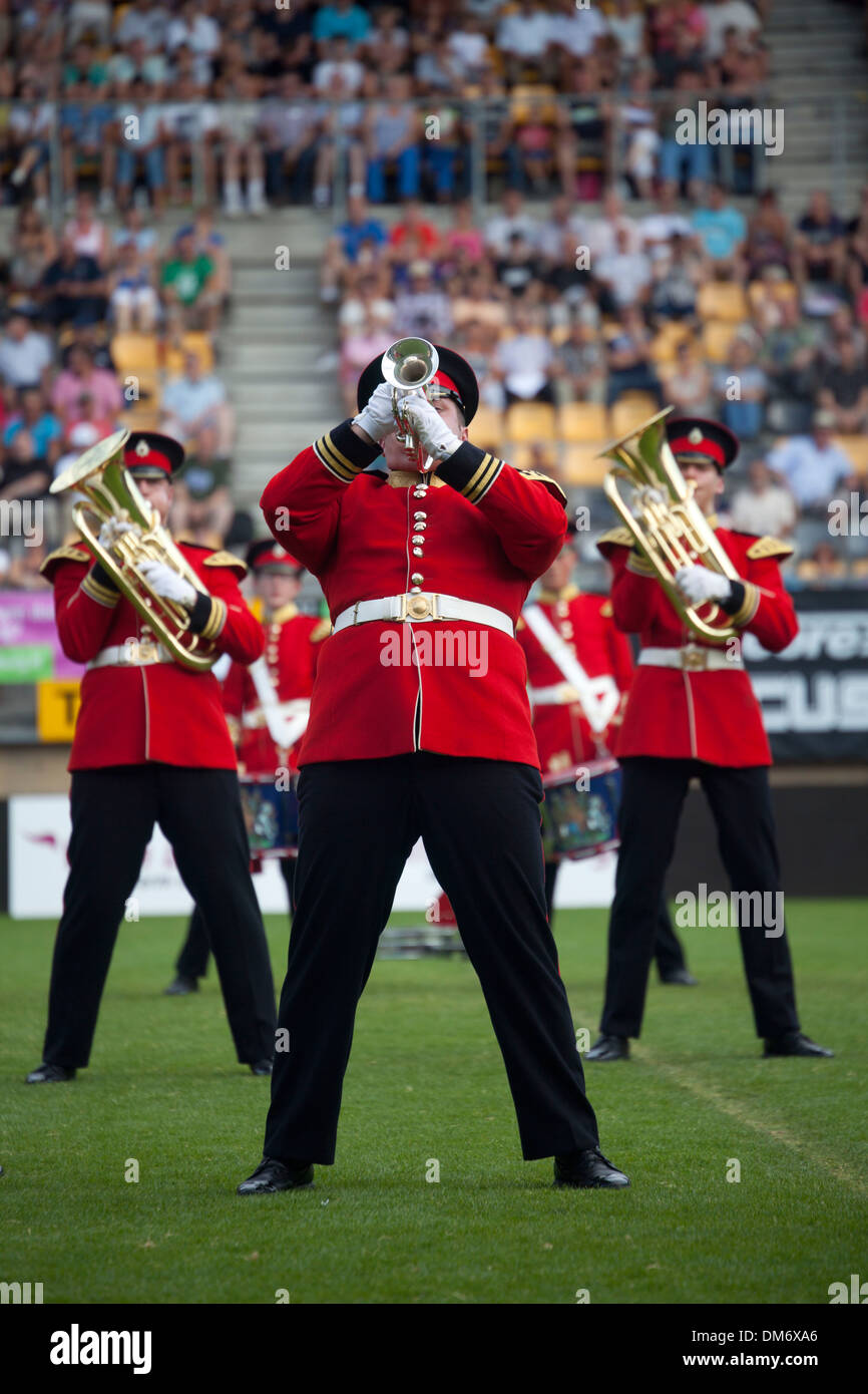 Dutch music band 'Flora' at the world music contest 2013 Stock Photo ...