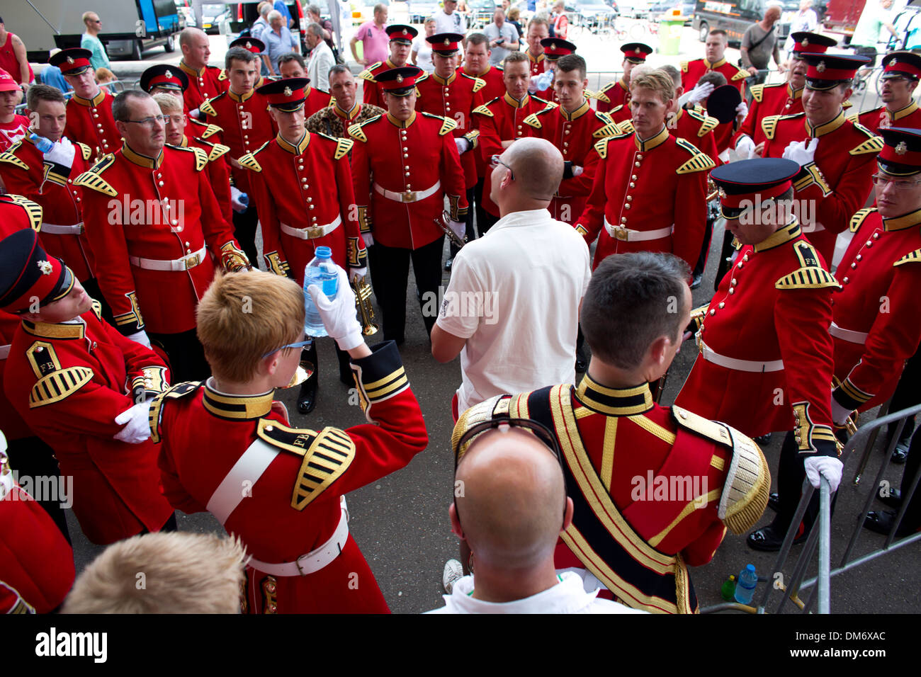 Dutch music band 'Flora' at the world music contest 2013 Stock Photo ...