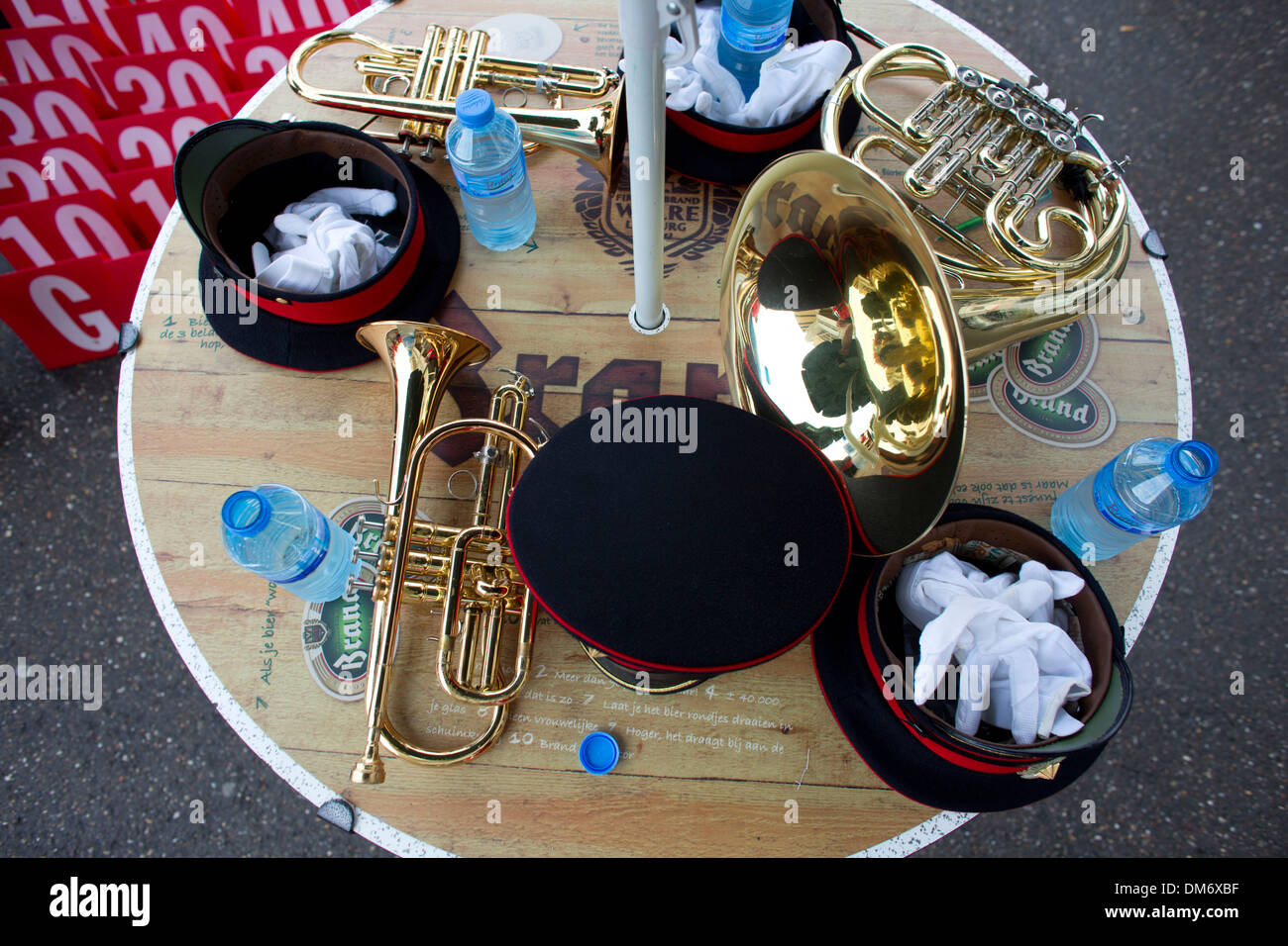 Dutch music band 'Flora' at the world music contest 2013 Stock Photo ...