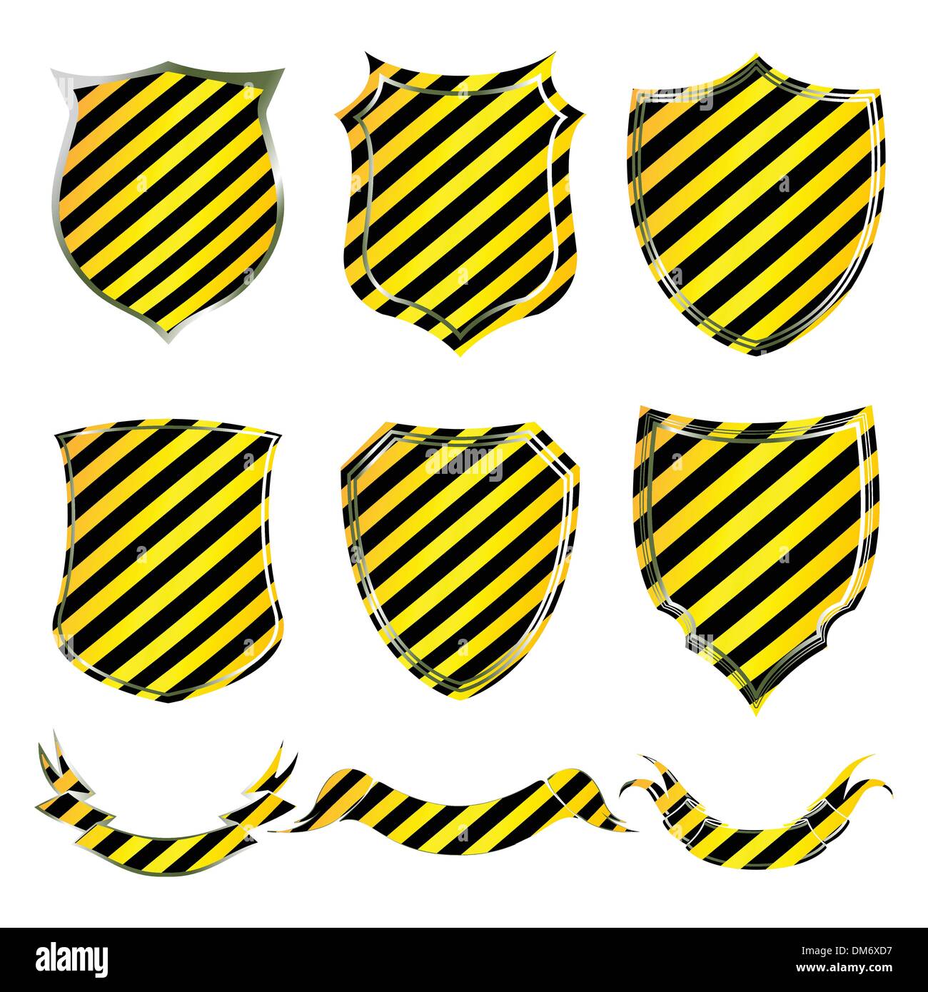 shields and banners Stock Vector Image & Art - Alamy