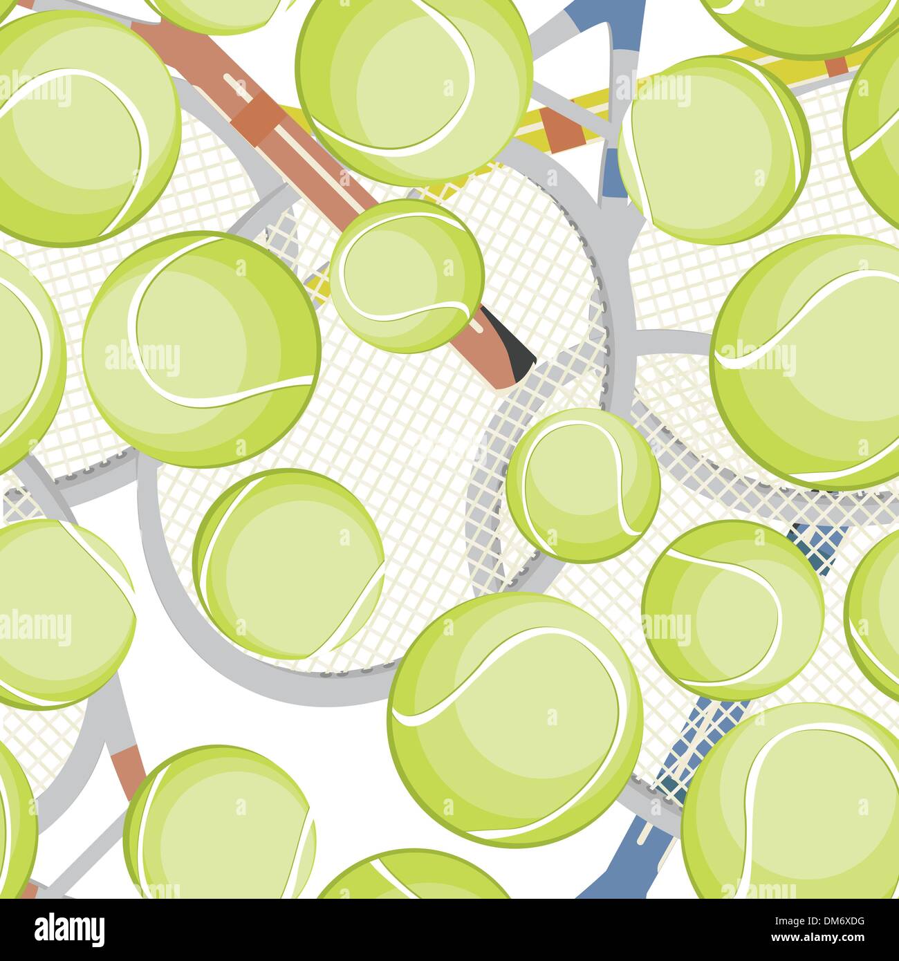 tennis balls pattern Stock Vector Image & Art - Alamy