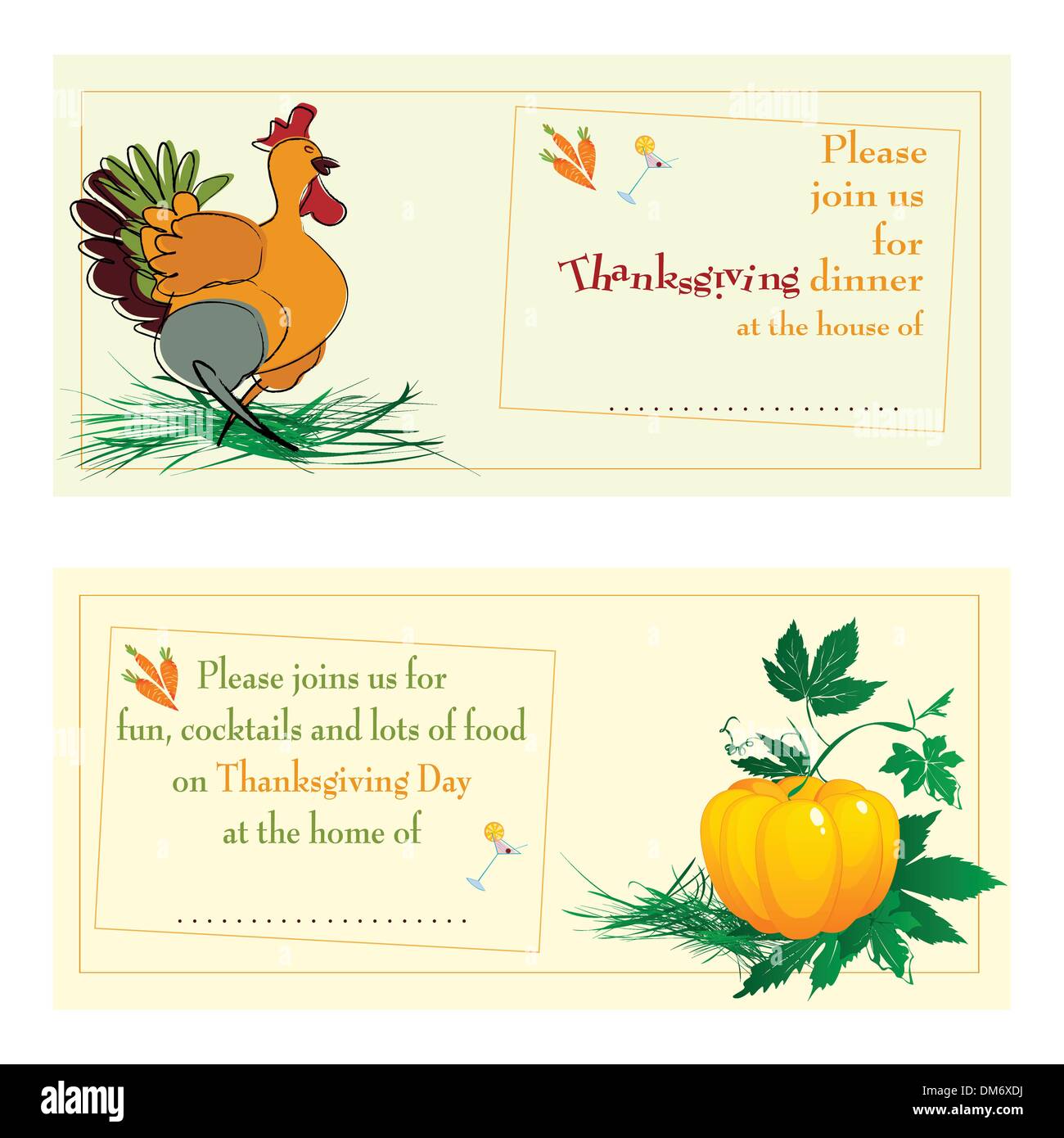 Thanksgiving clip art hi-res stock photography and images - Alamy