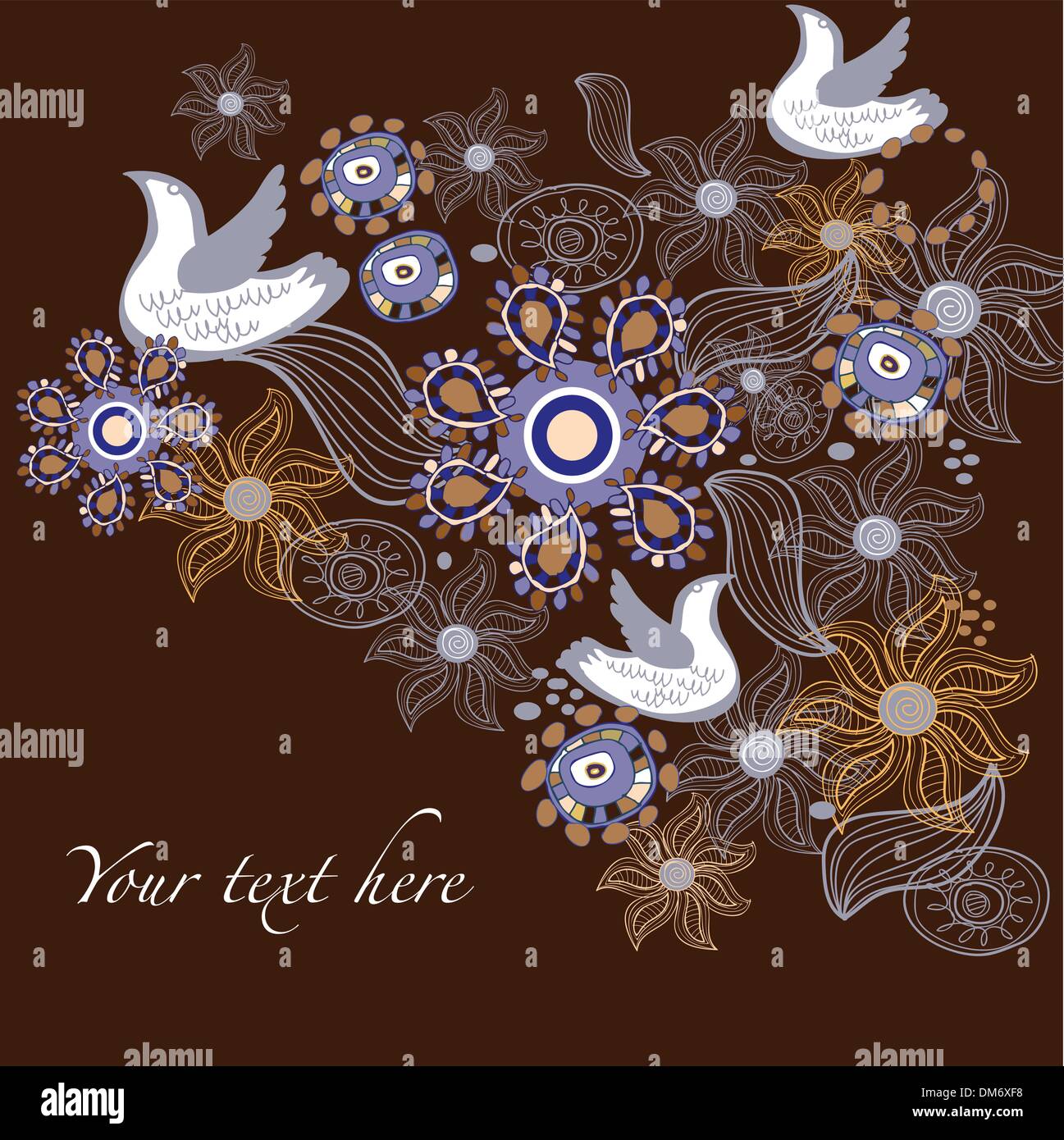 Hintergrund braun Stock Vector Images - Alamy