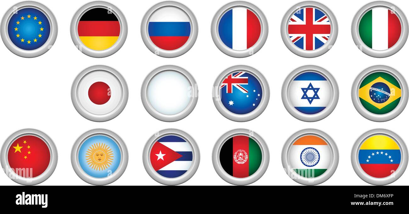 Map latin america flags countries hi-res stock photography and images ...