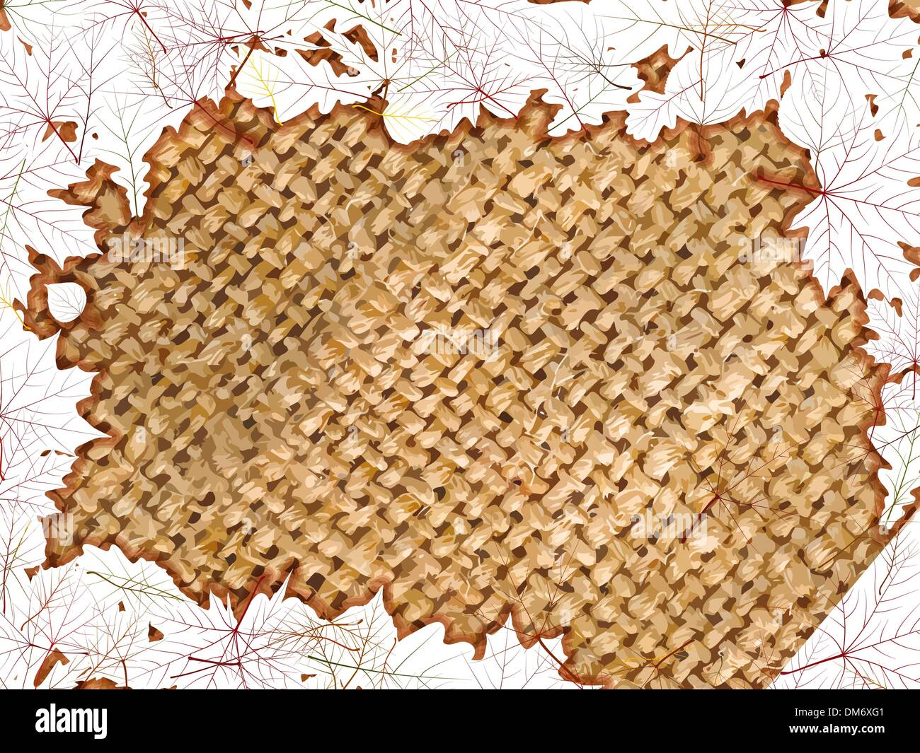 Background golden fallen leaves Stock Vector Images - Alamy