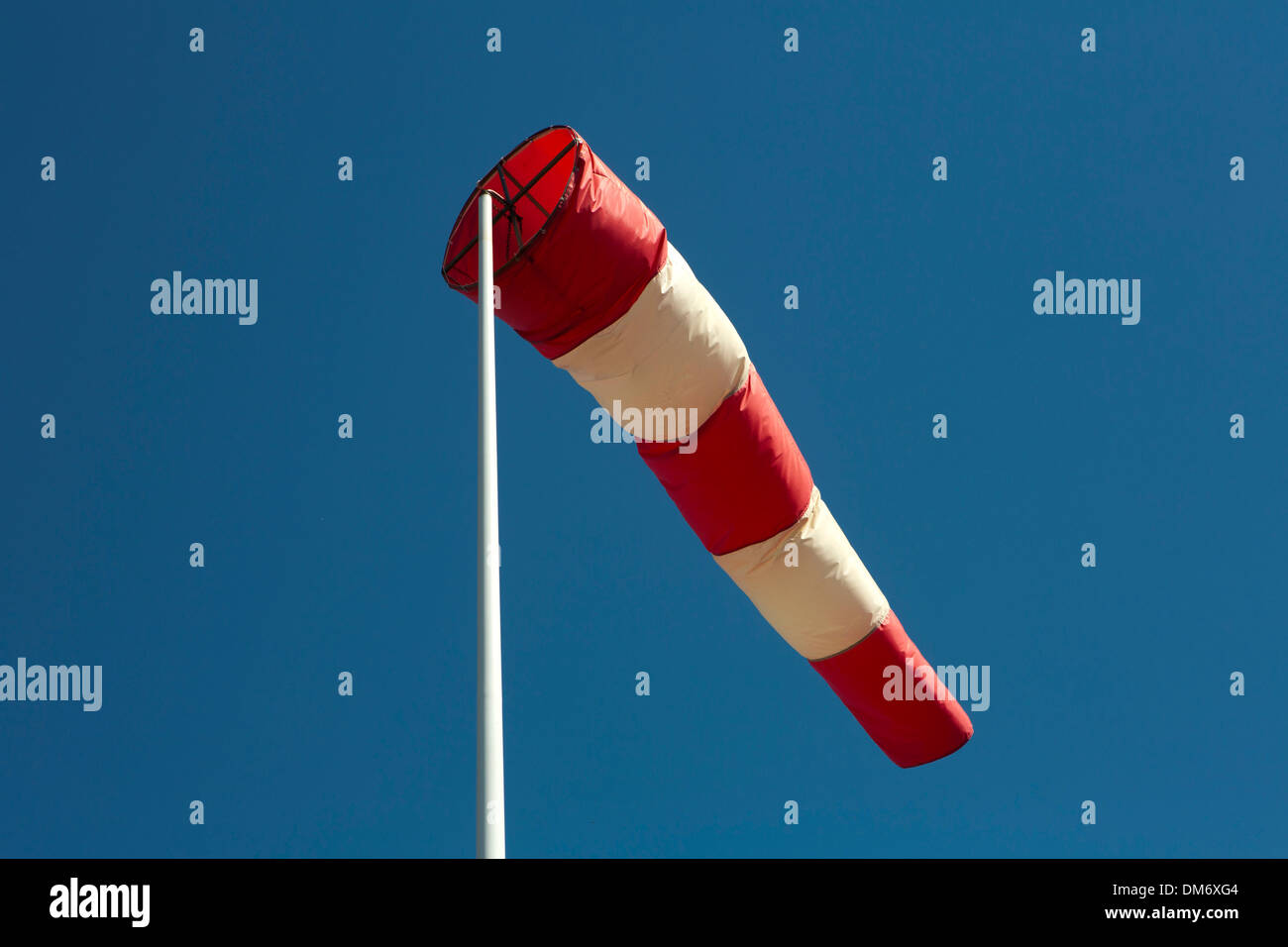 windsock at airport, Holland Stock Photo - Alamy