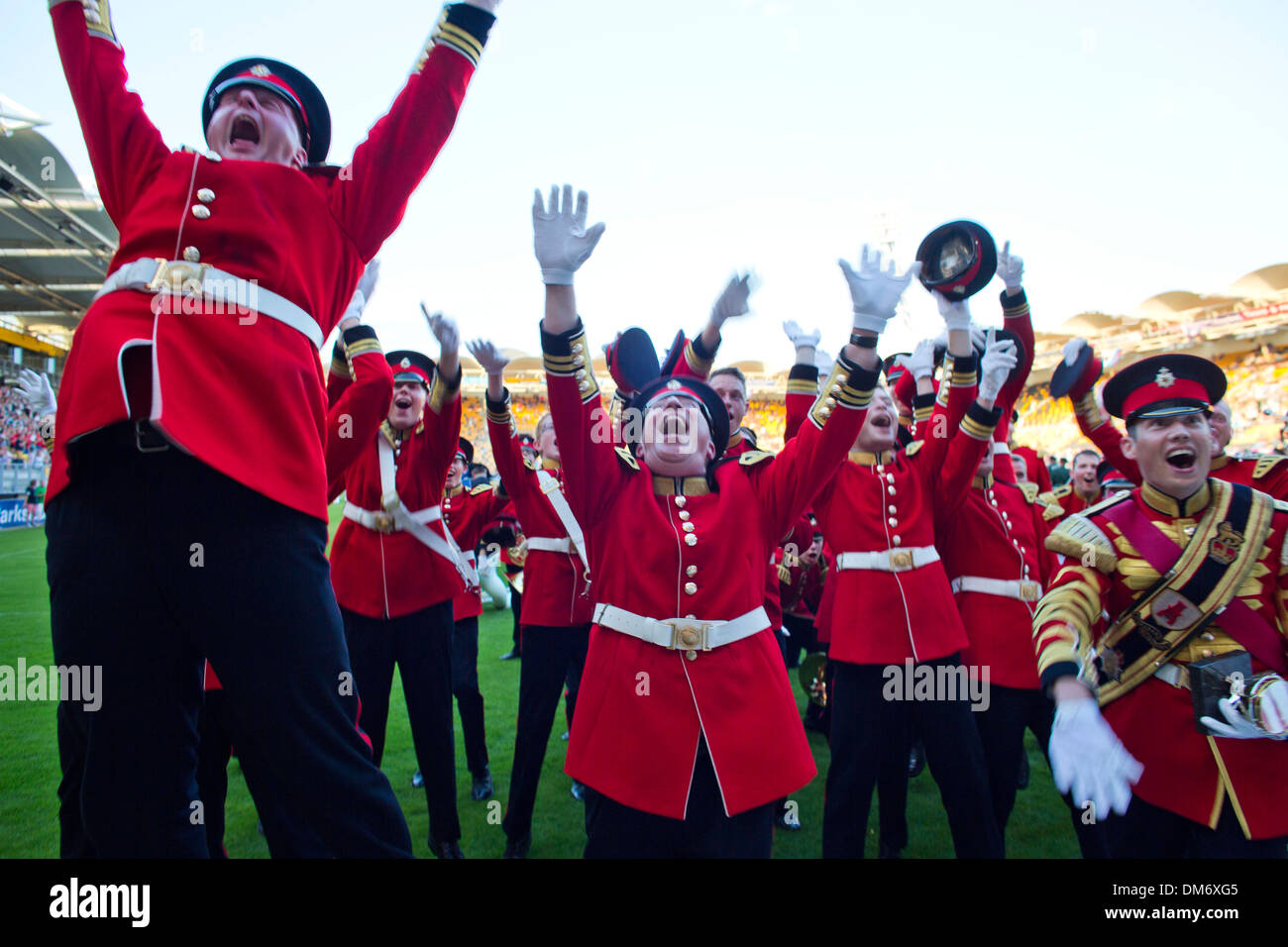 Dutch music band 'Flora' at the world music contest 2013 Stock Photo ...