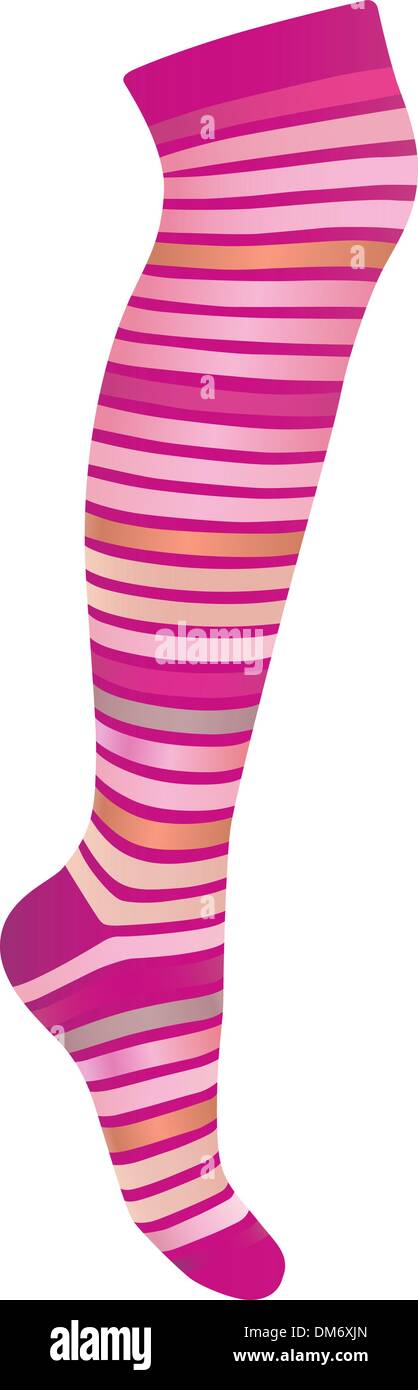 Stocking fashion Stock Vector Images - Alamy
