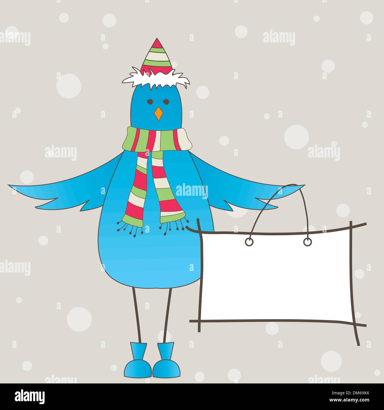 Pastel blue scarf Stock Vector Images - Alamy