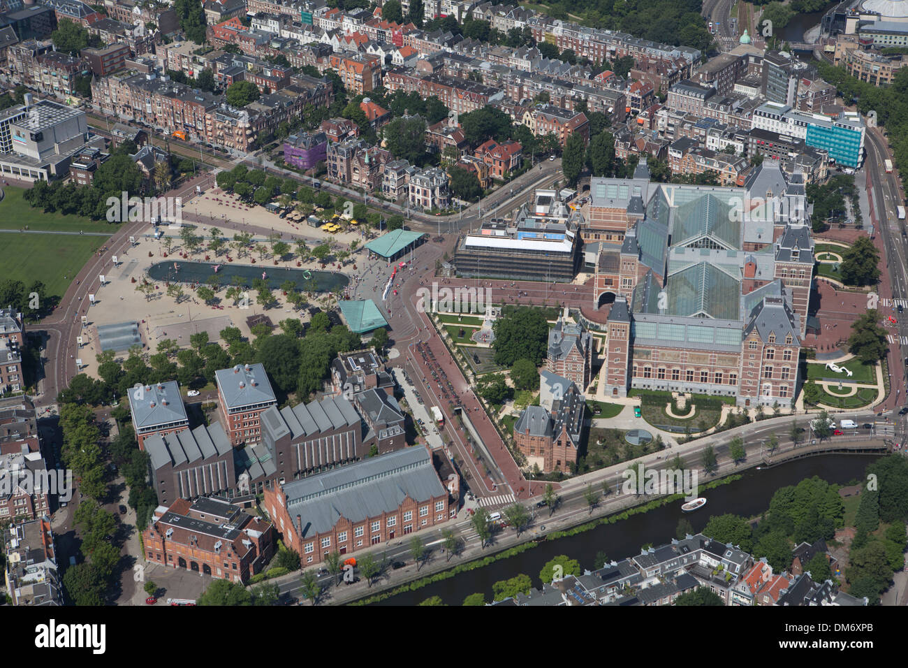 Amsterdam aerial rijksmuseum netherlands hi-res stock photography and ...