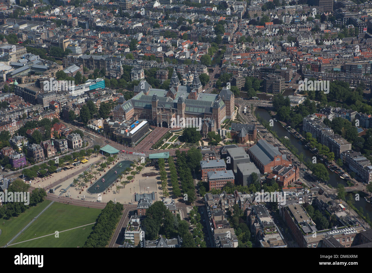 Amsterdam aerial rijksmuseum netherlands hi-res stock photography and images - Alamy