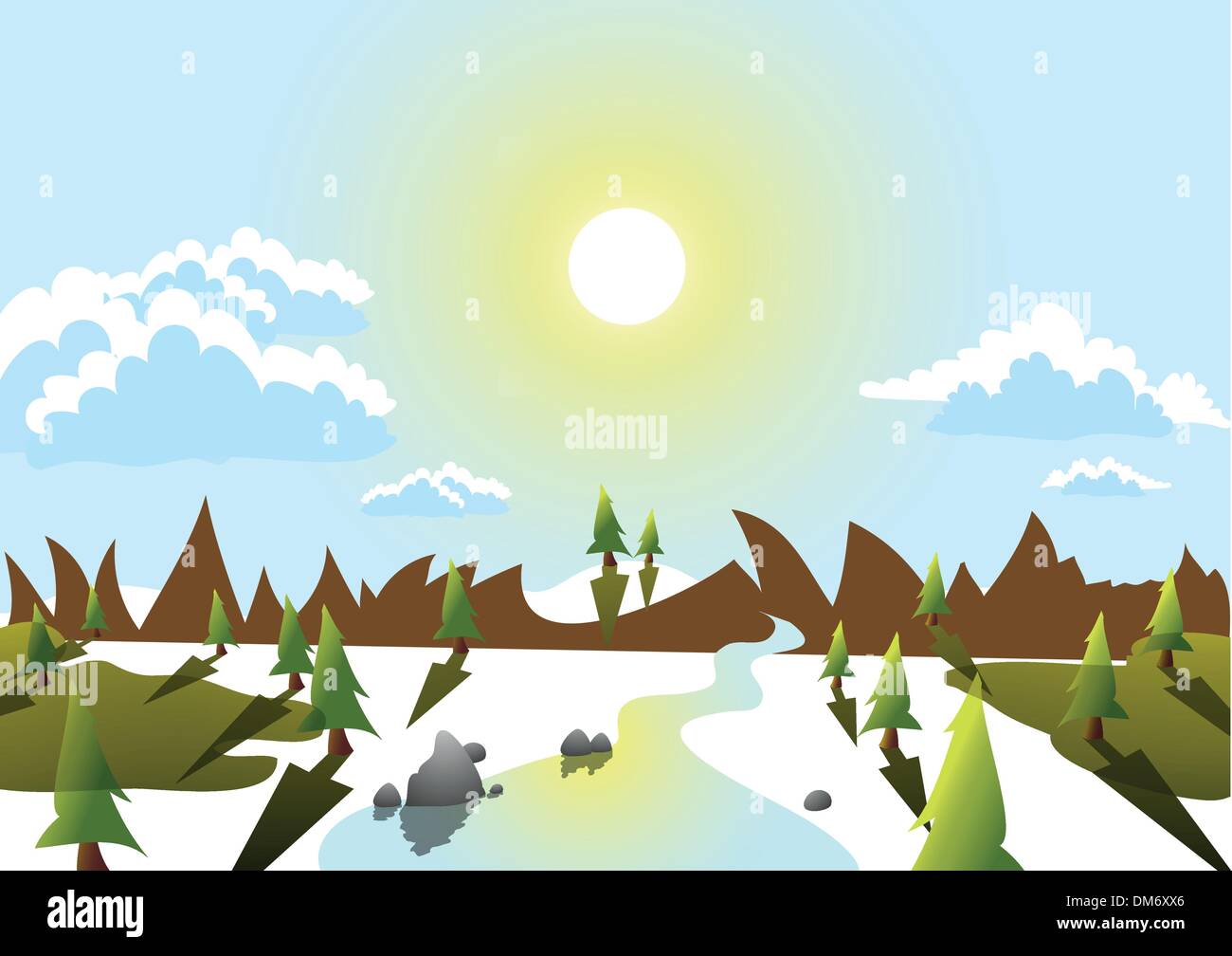 Sunny vector vectors hi-res stock photography and images - Alamy