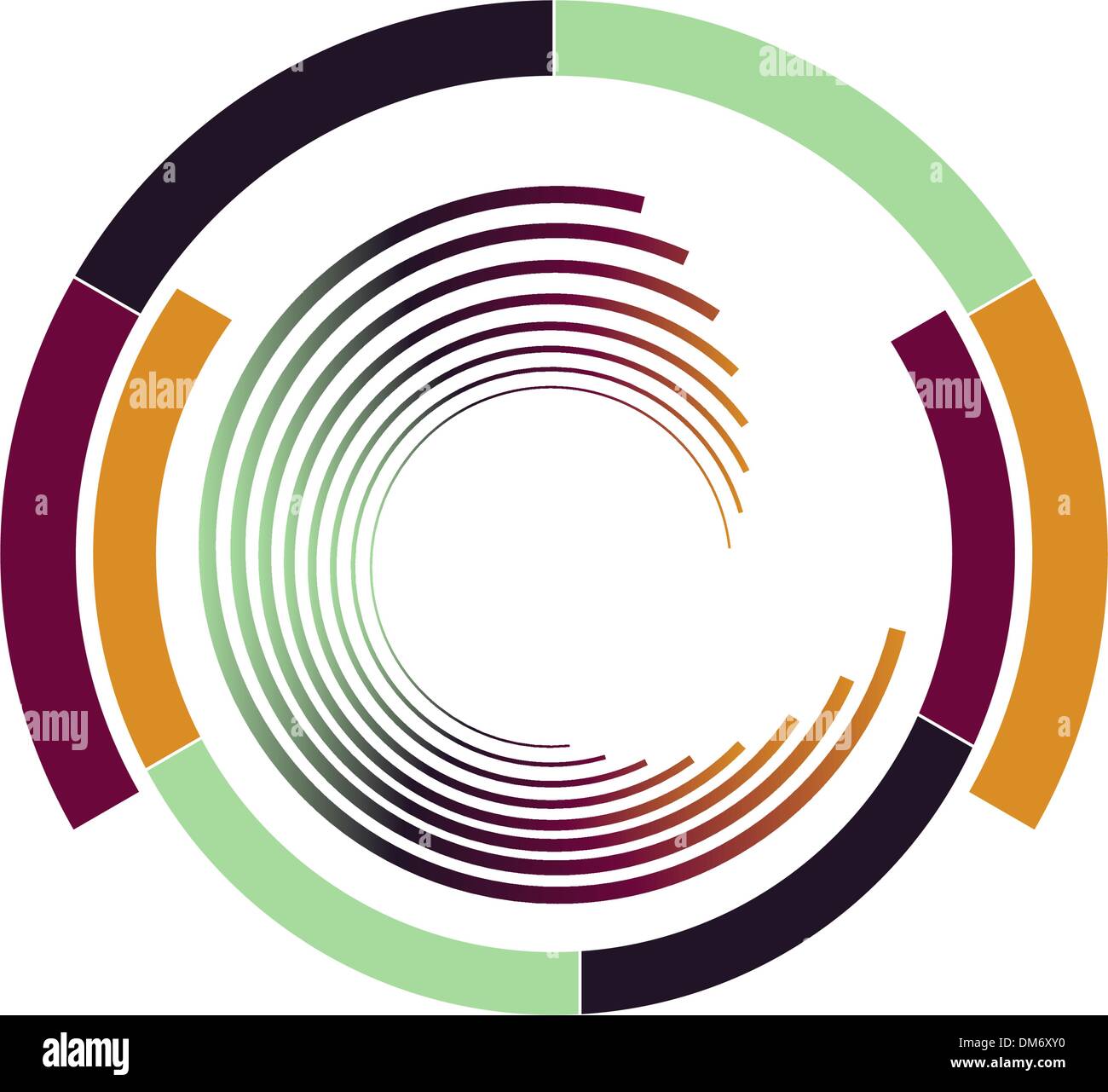 Circles vector vectors Stock Vector Images - Alamy