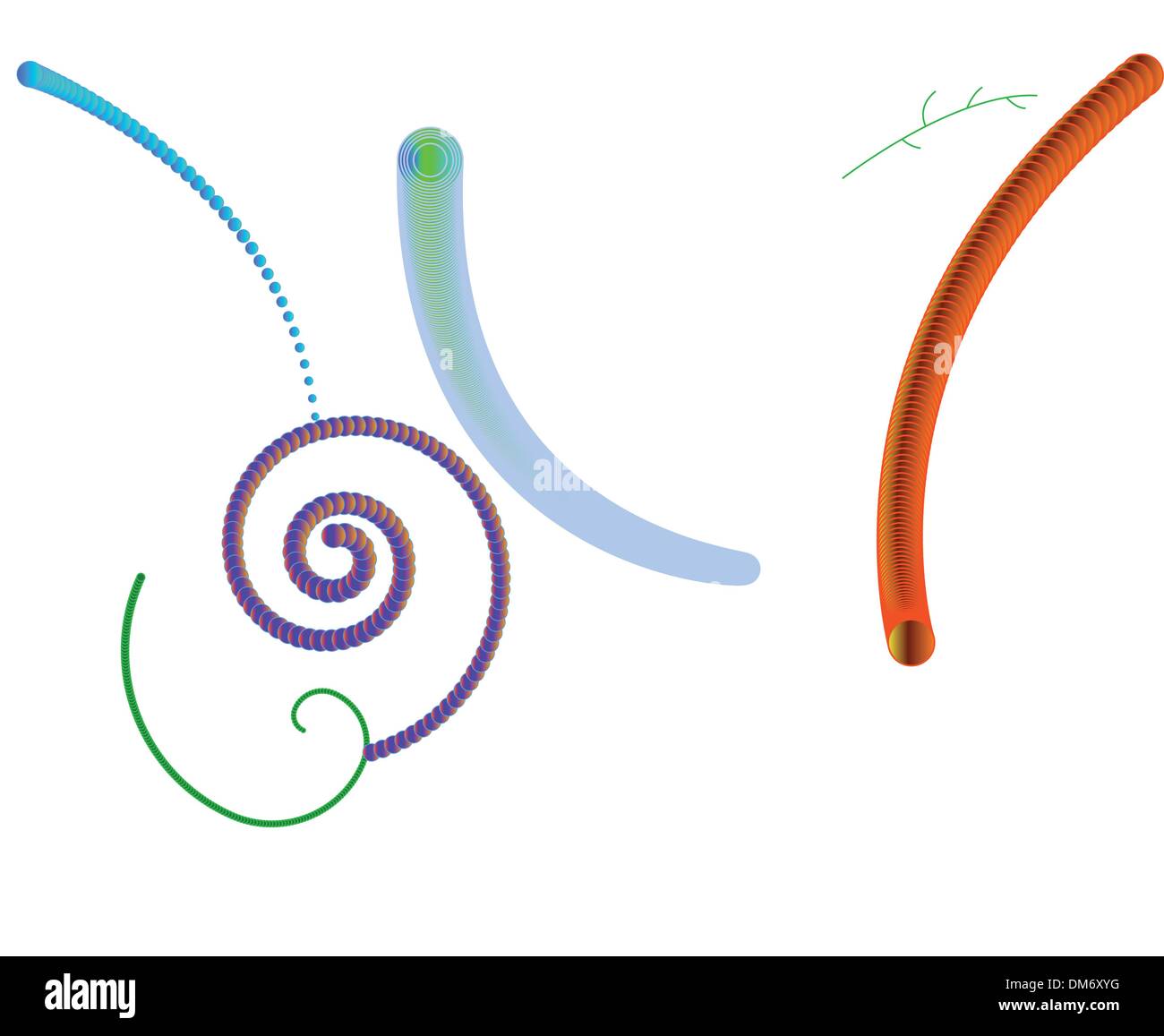 Paint splashes colorful liquid Stock Vector Images - Alamy