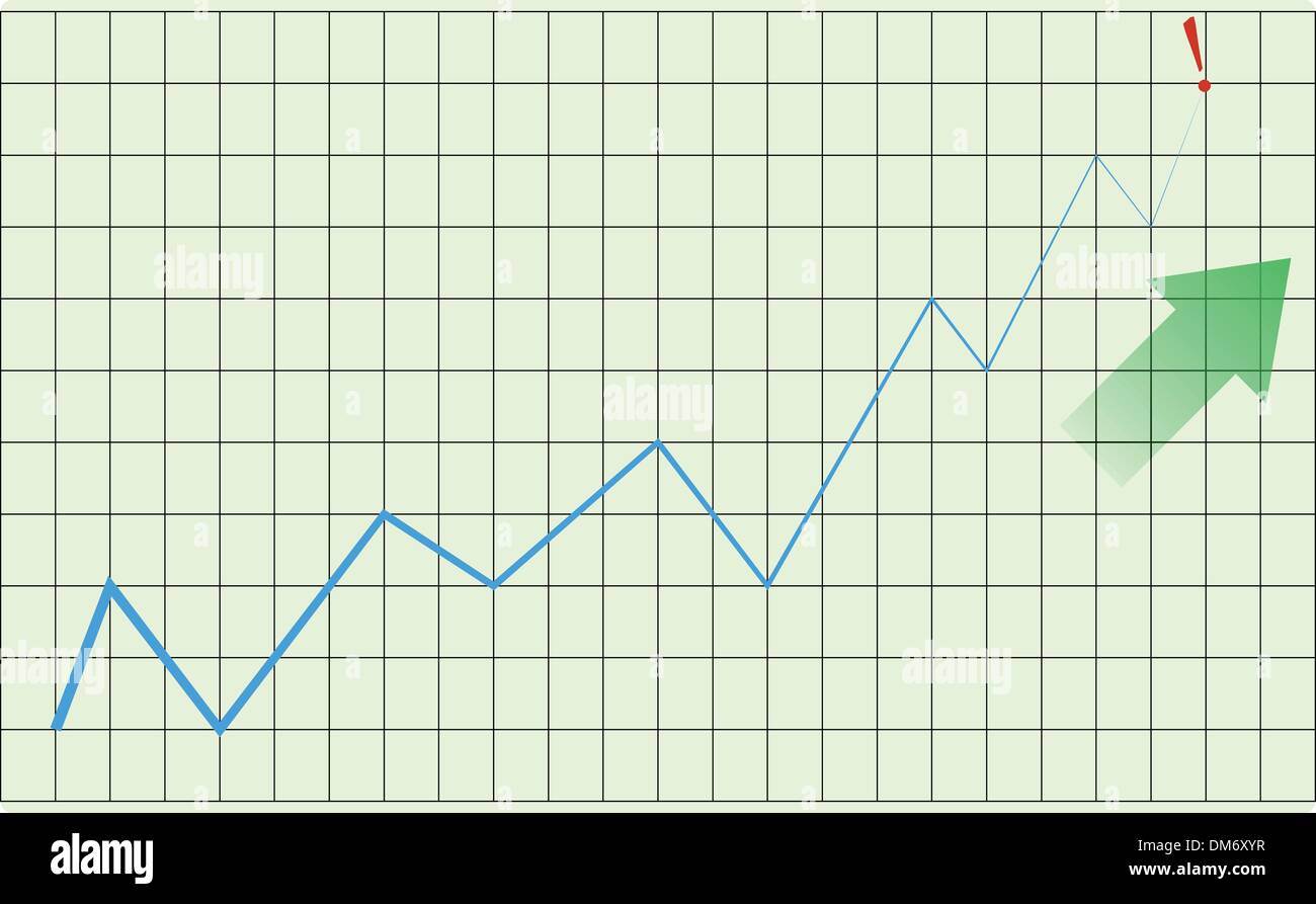 Business graph showing profit Stock Vector Images - Alamy