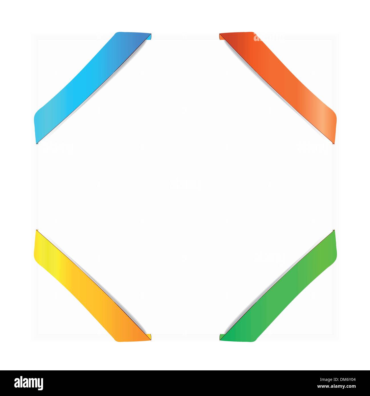 Retro ribbons labels Cut Out Stock Images & Pictures - Alamy