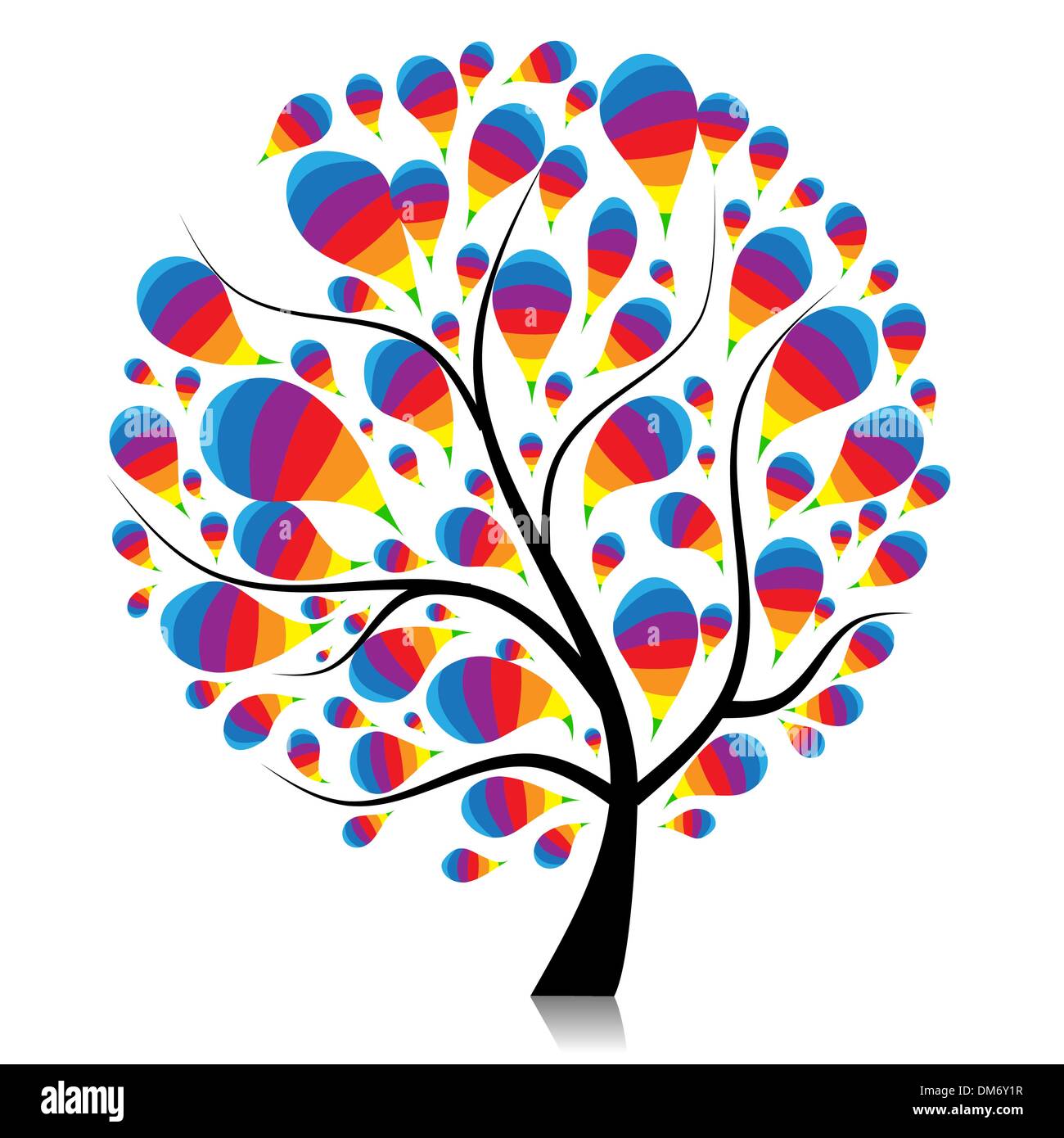 Art tree beautiful for your design Stock Vector Image & Art - Alamy