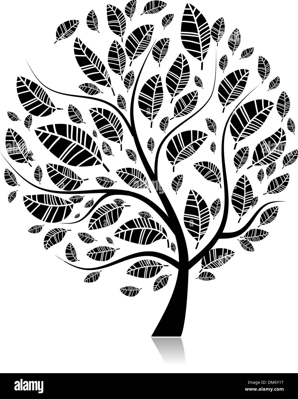 Art tree beautiful for your design Stock Vector Image & Art - Alamy