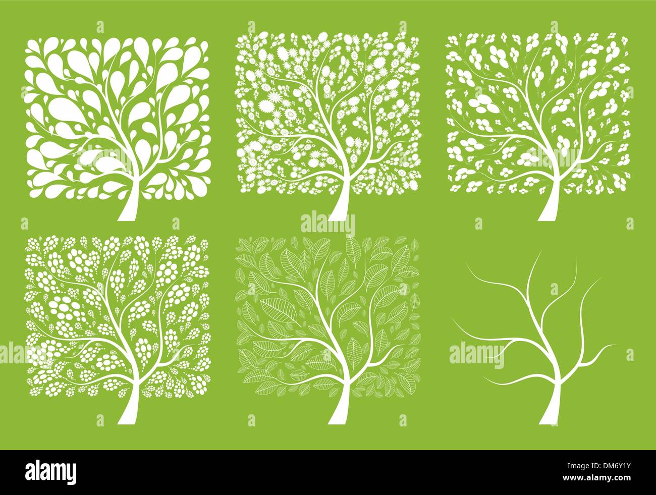 Art tree collection for your design Stock Vector Image & Art - Alamy