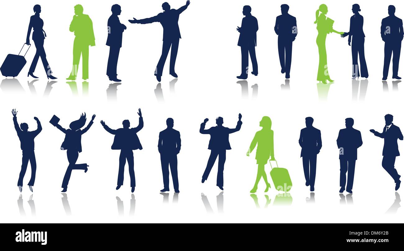 Collection of business peoples Stock Vector Image & Art - Alamy