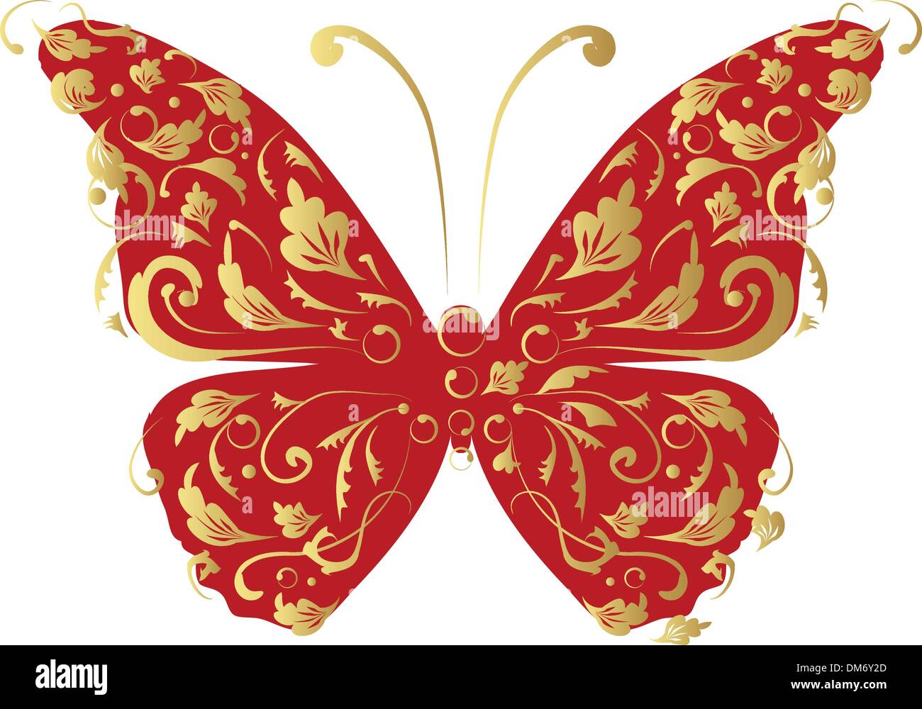 Butterfly, ornate for your design Stock Vector Image & Art - Alamy
